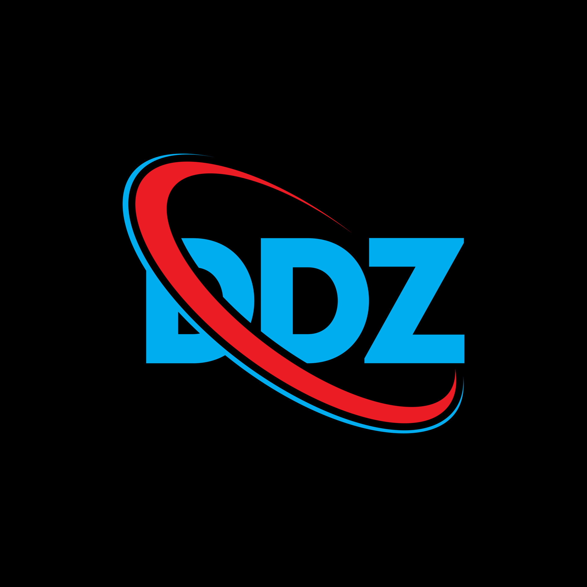 logotipo de ddz. letra ddz. diseño del logotipo de la letra ddz. logotipo de iniciales ddz ...