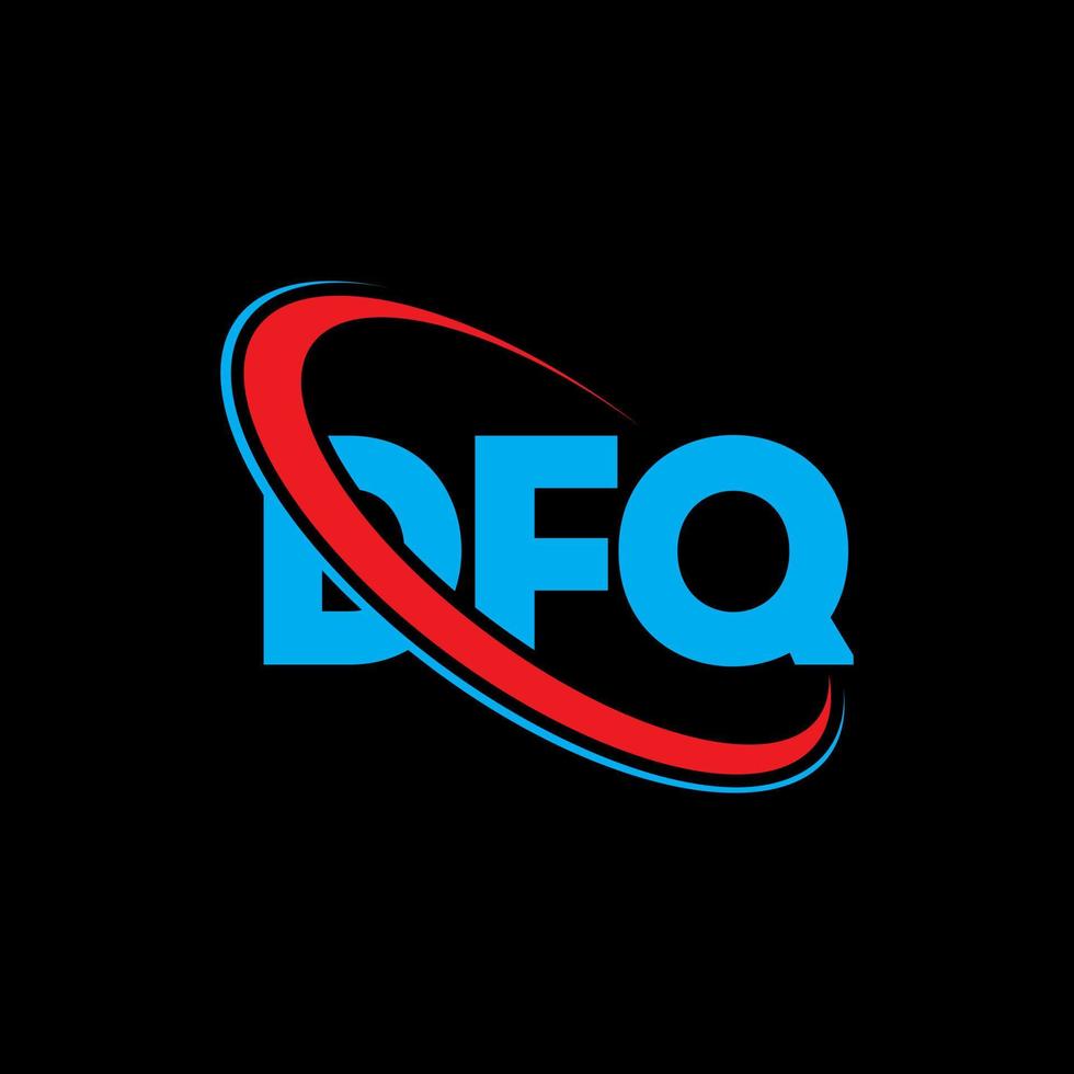 logotipo de dfq. letra dfq. diseño del logotipo de la letra dfq. logotipo de iniciales dfq ...