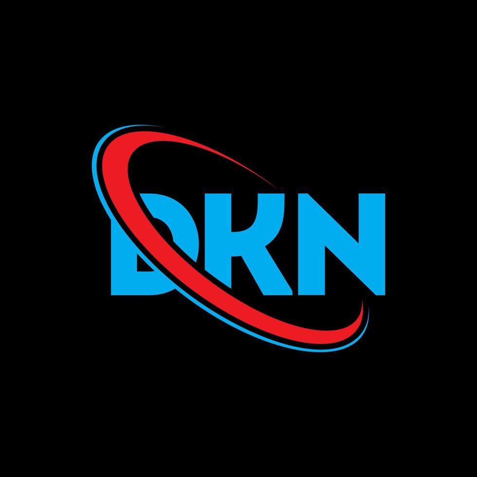 logotipo de dkn. letra dkn. diseño del logotipo de la letra dkn. Logotipo de iniciales dkn ...