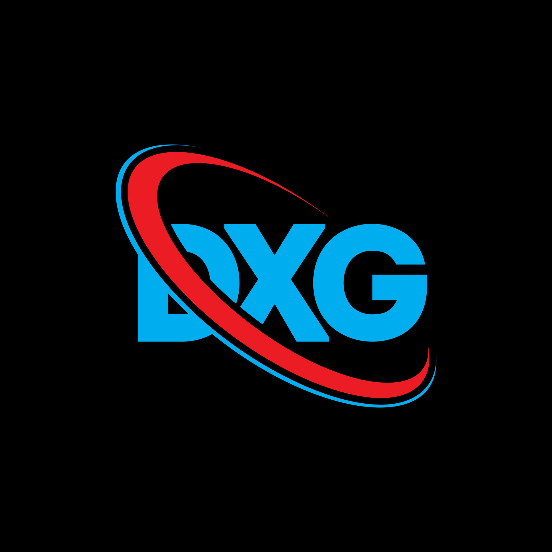 logotipo de dxg. letra dxg. diseño del logotipo de la letra dxg. logotipo de iniciales dxg ...