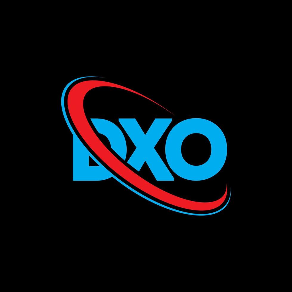 logotipo de dxo. letra dxo. diseño del logotipo de la letra dxo. logotipo de iniciales dxo ...