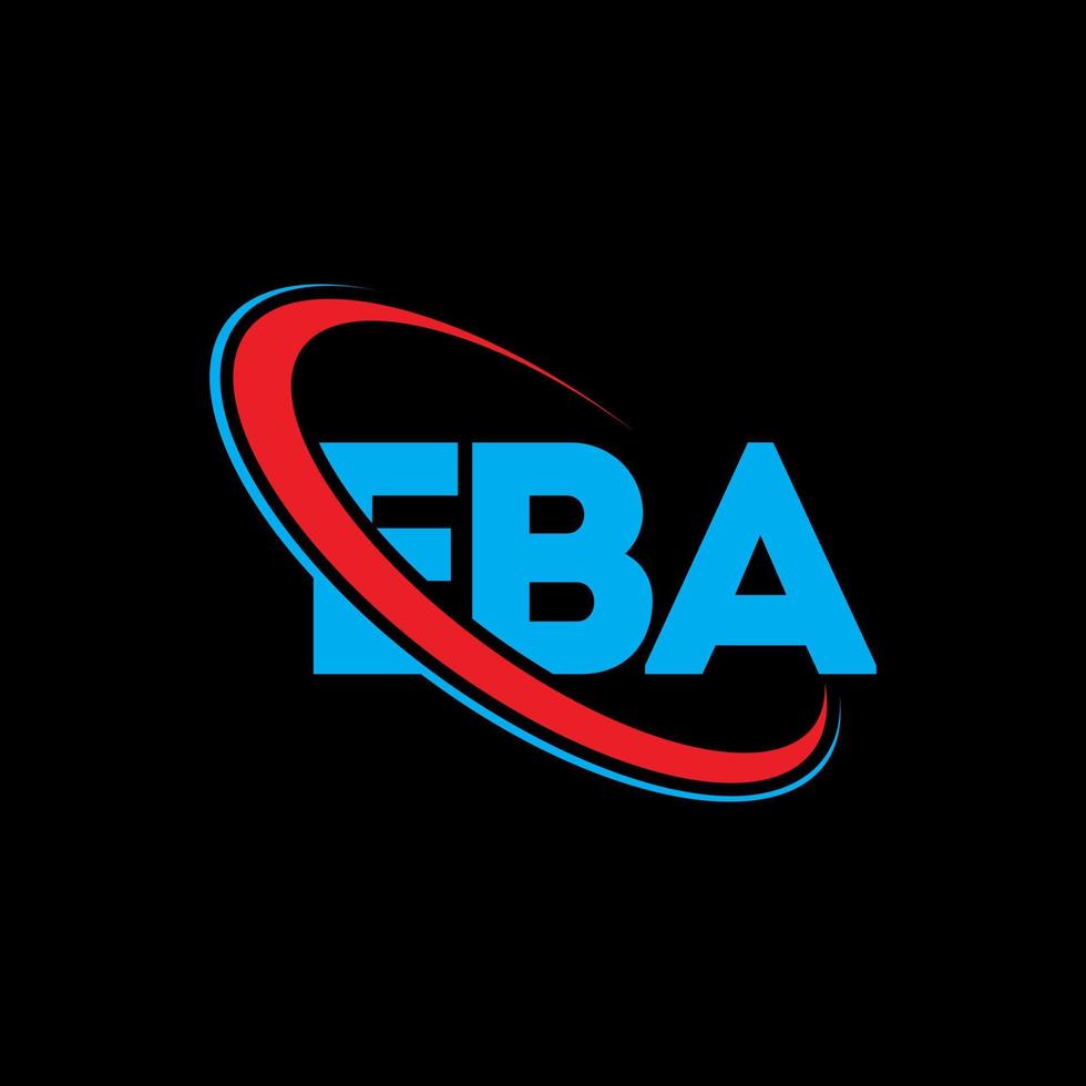 Eba Logo Eba Letter Eba Letter Logo Design Initials Eba Logo Linked With Circle And Uppercase