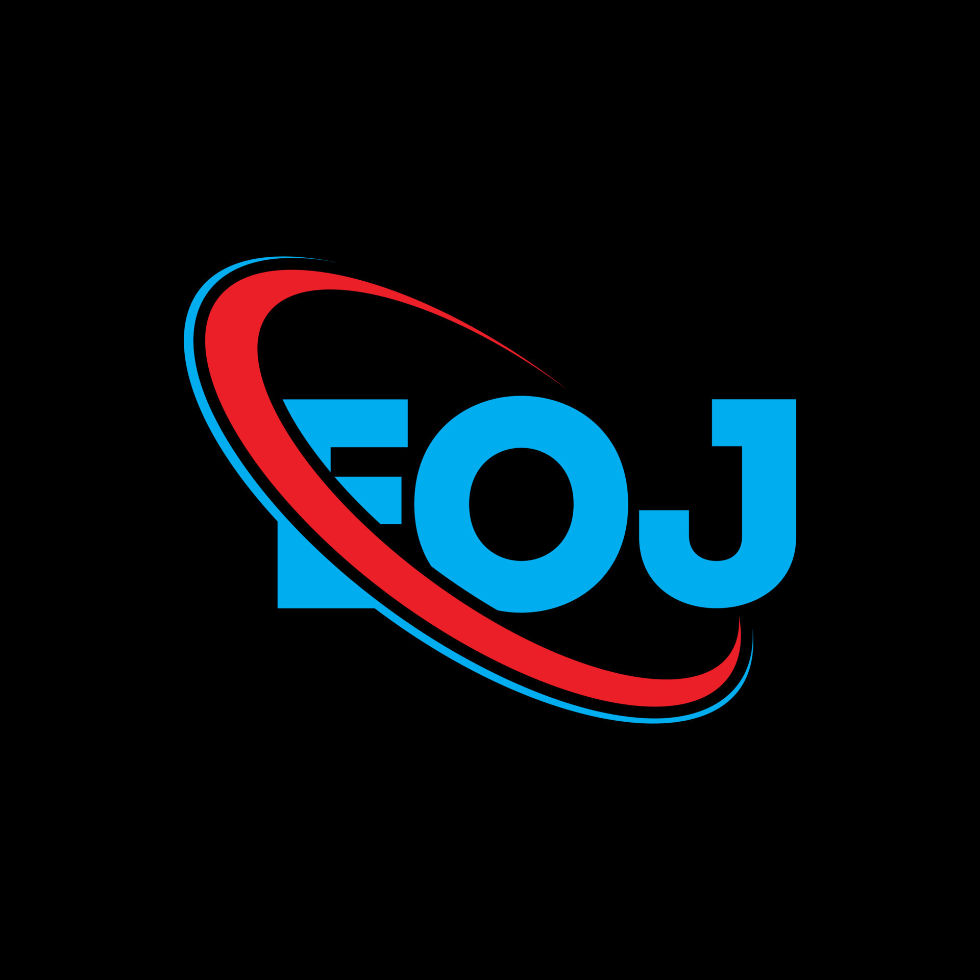 Logotipo De La Eoj Carta Eoj Diseño Del Logotipo De La Letra Eoj