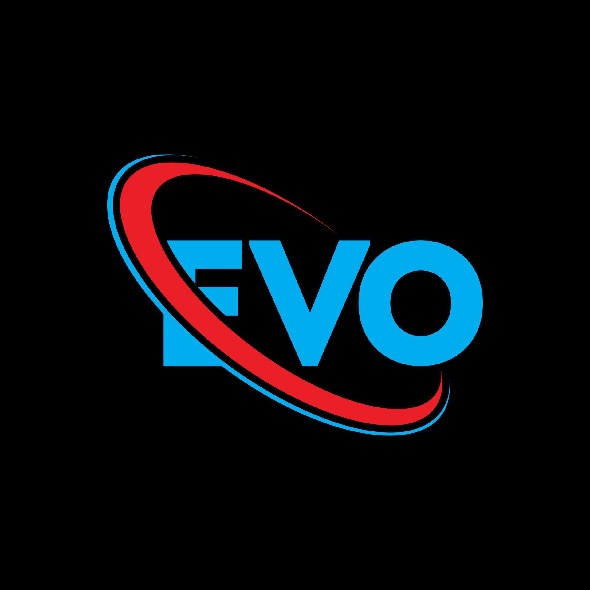 Evo Logo Evo Letter Evo Letter Logo Design Initials Evo Logo Linked With Circle And Uppercase