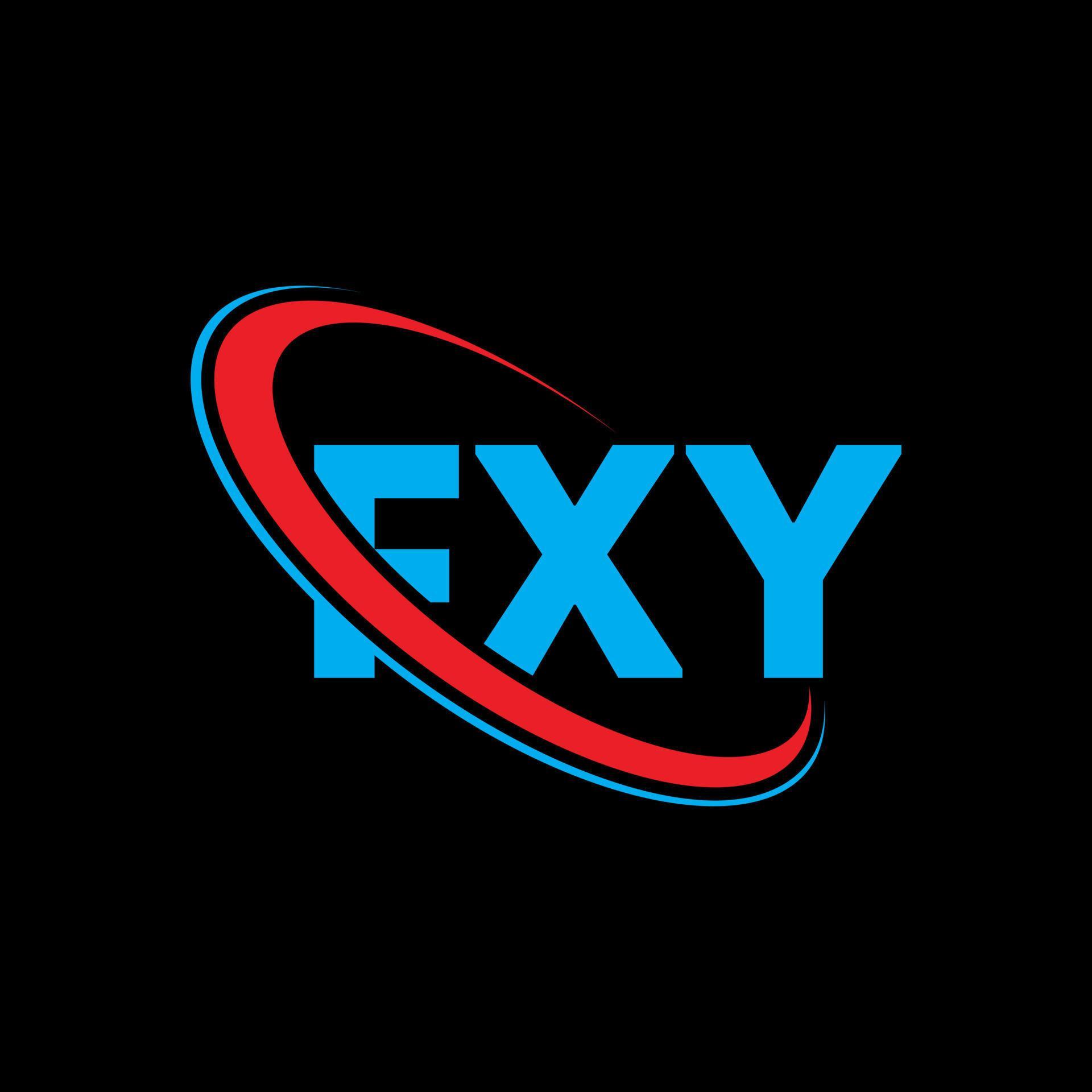 logotipo fxy. carta fxy. diseño del logotipo de la letra fxy. logotipo de iniciales fxy ...