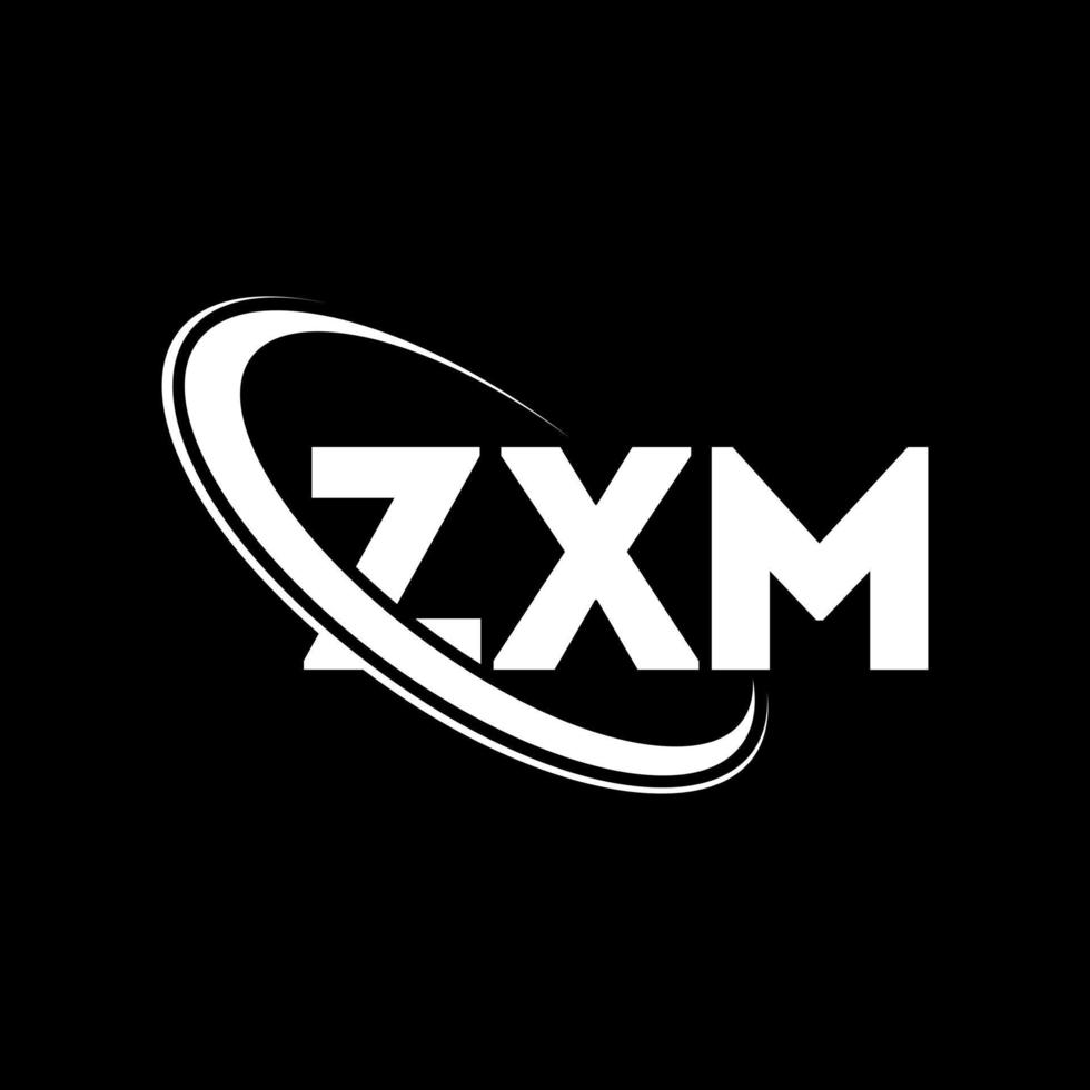 logotipo de zxm. letra zxm. diseño del logotipo de la letra zxm. logotipo de iniciales zxm ...