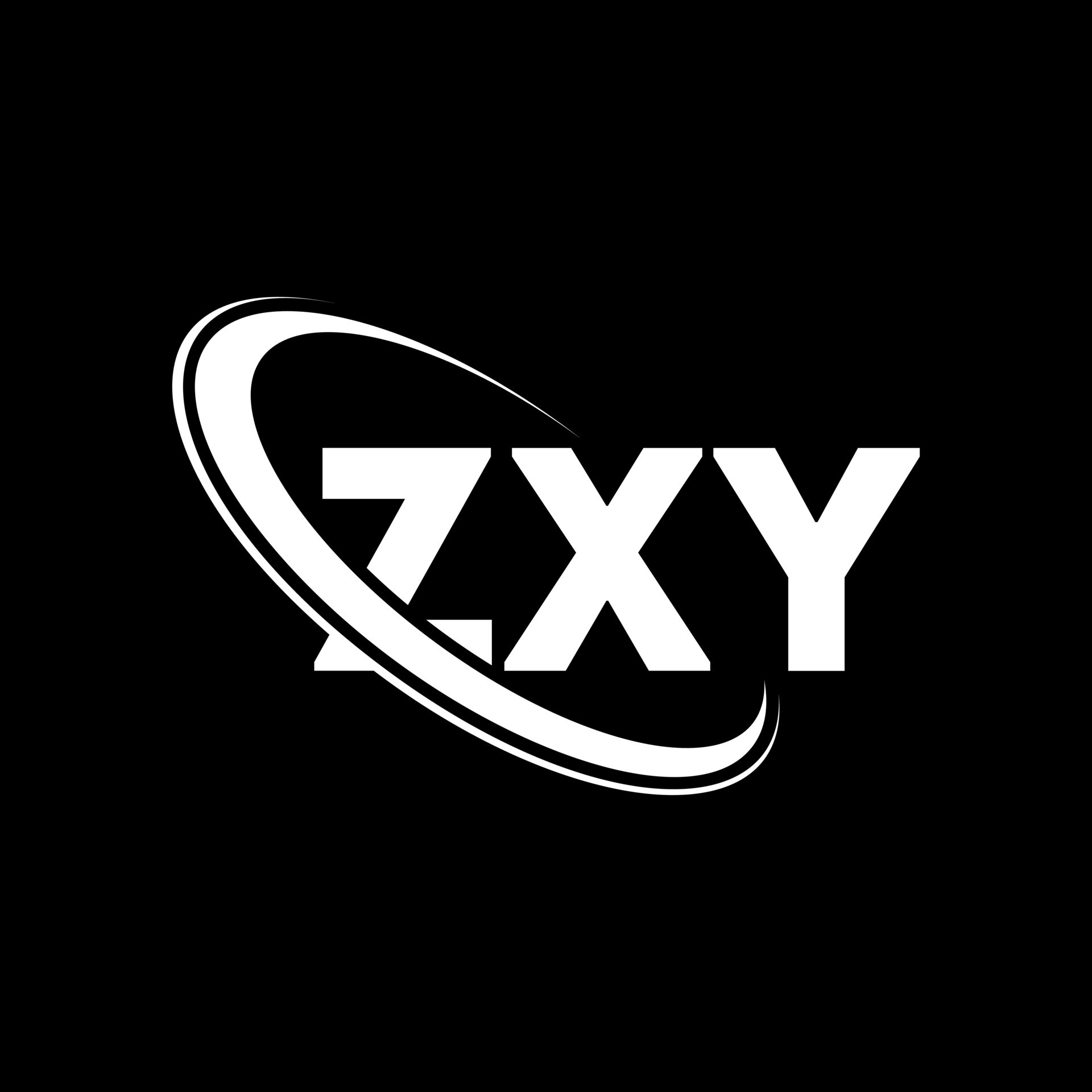 logotipo de zxy. letra zxy. diseño del logotipo de la letra zxy. logotipo de iniciales zxy ...