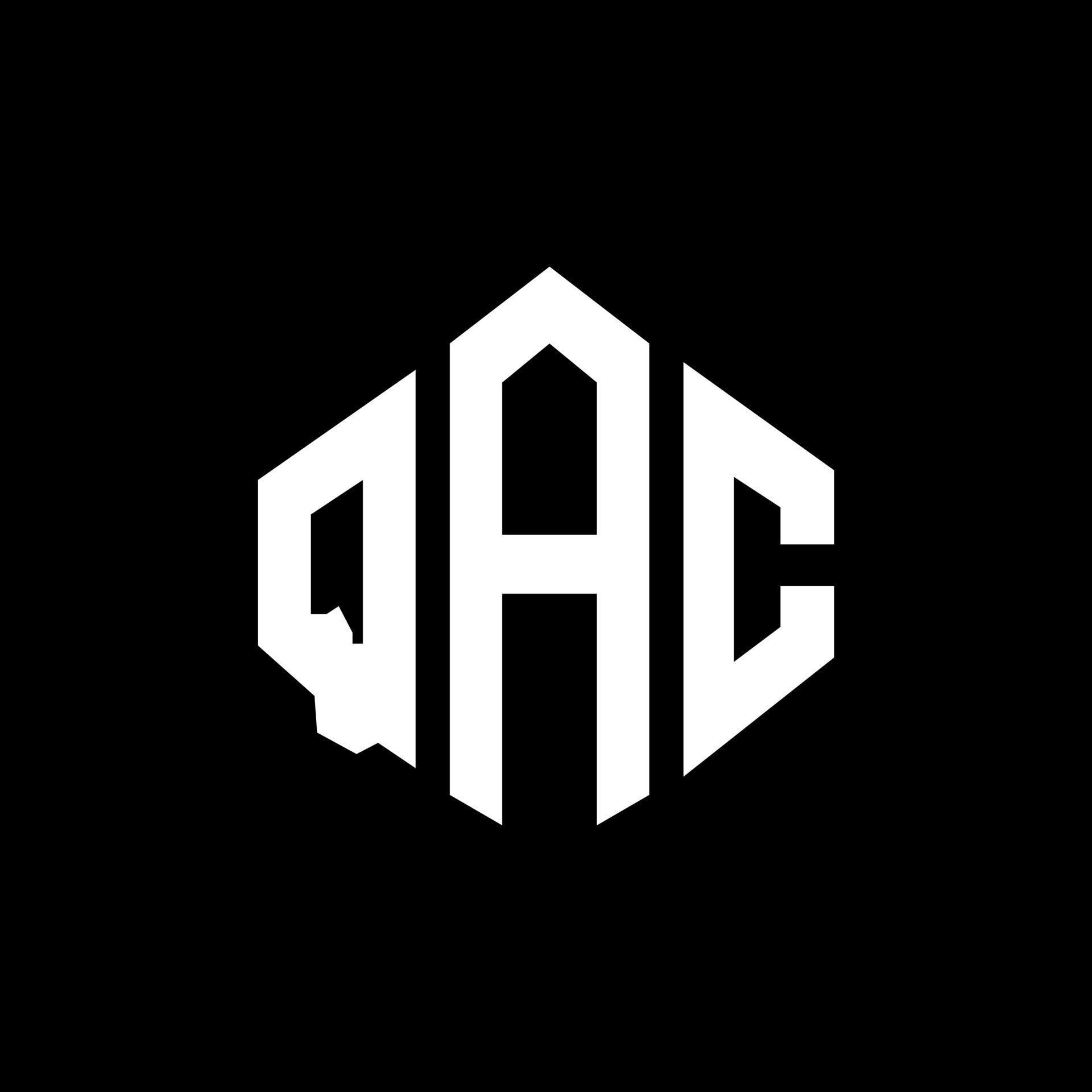 diseño de logotipo de letra qac con forma de polígono. diseño de ... diseño de logotipo de letra qac con forma de polígono. diseño de ...