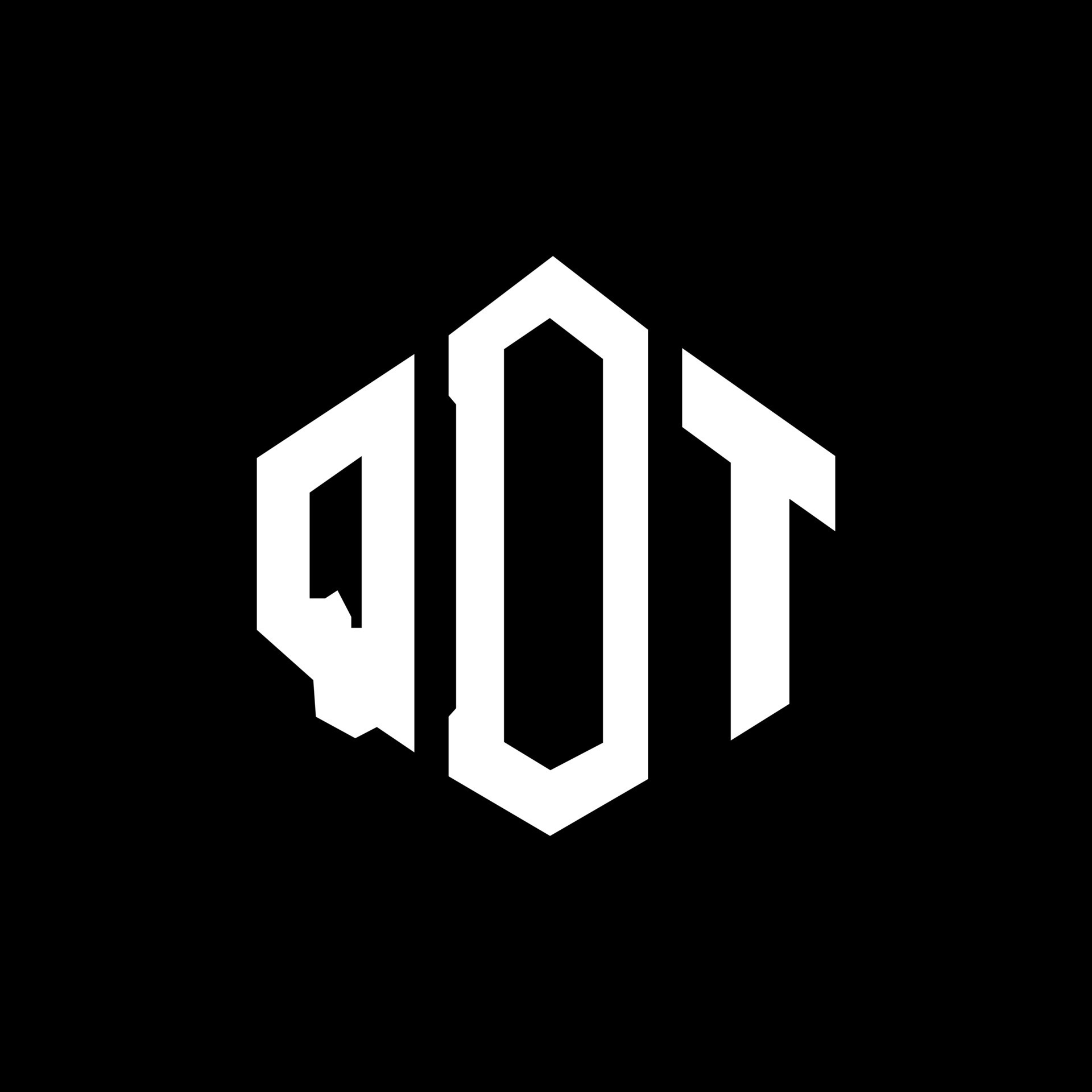 QDT letter logo design with polygon shape. QDT polygon and cube shape ... QDT letter logo design with polygon shape. QDT polygon and cube shape ...