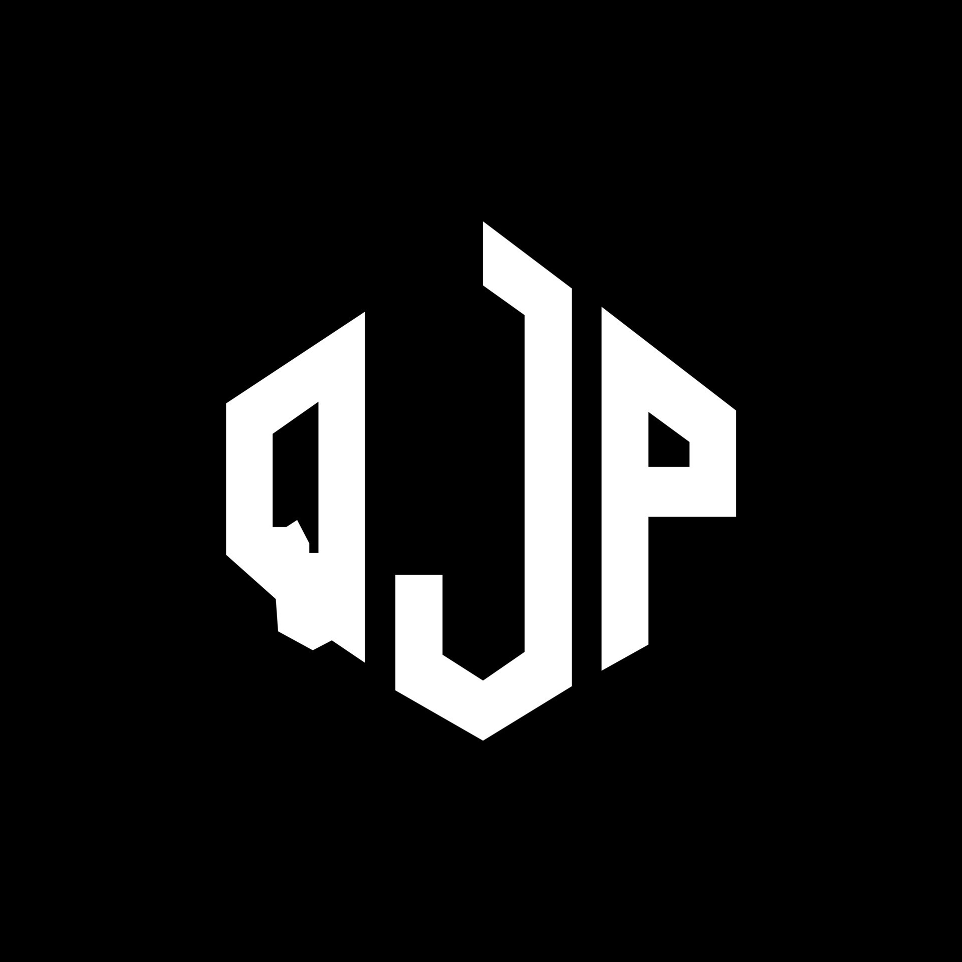 QJP letter logo design with polygon shape. QJP polygon and cube shape ... QJP letter logo design with polygon shape. QJP polygon and cube shape ...
