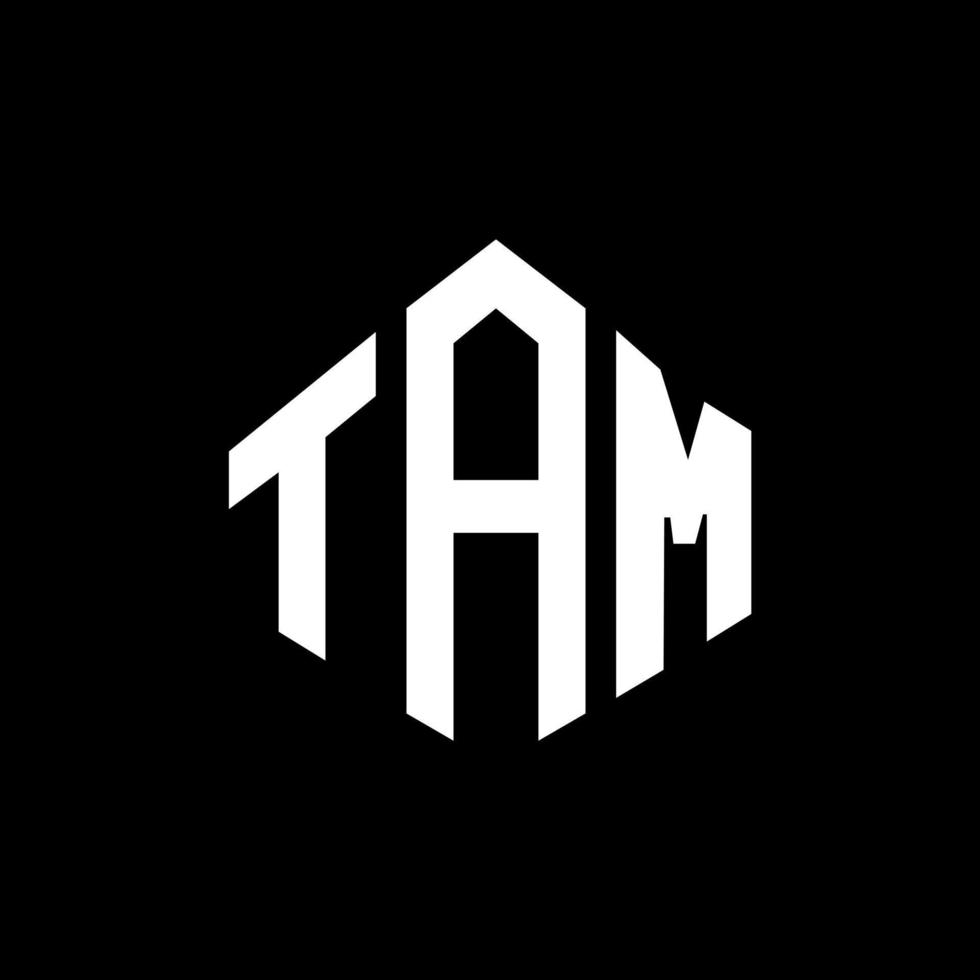 Tam Letter Logo Design With Polygon Shape Tam Polygon And Cube Shape Logo Design Tam Hexagon