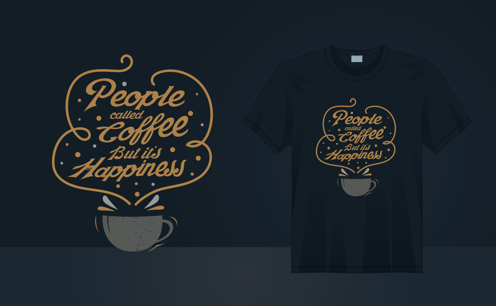 People called coffee t-shirt design. Coffee Lover t-shirt design ...