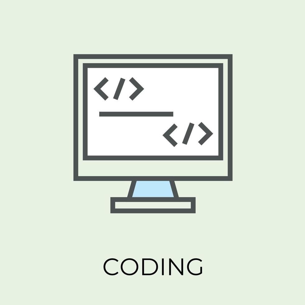 Trendy Html Coding 9642532 Vector Art at Vecteezy