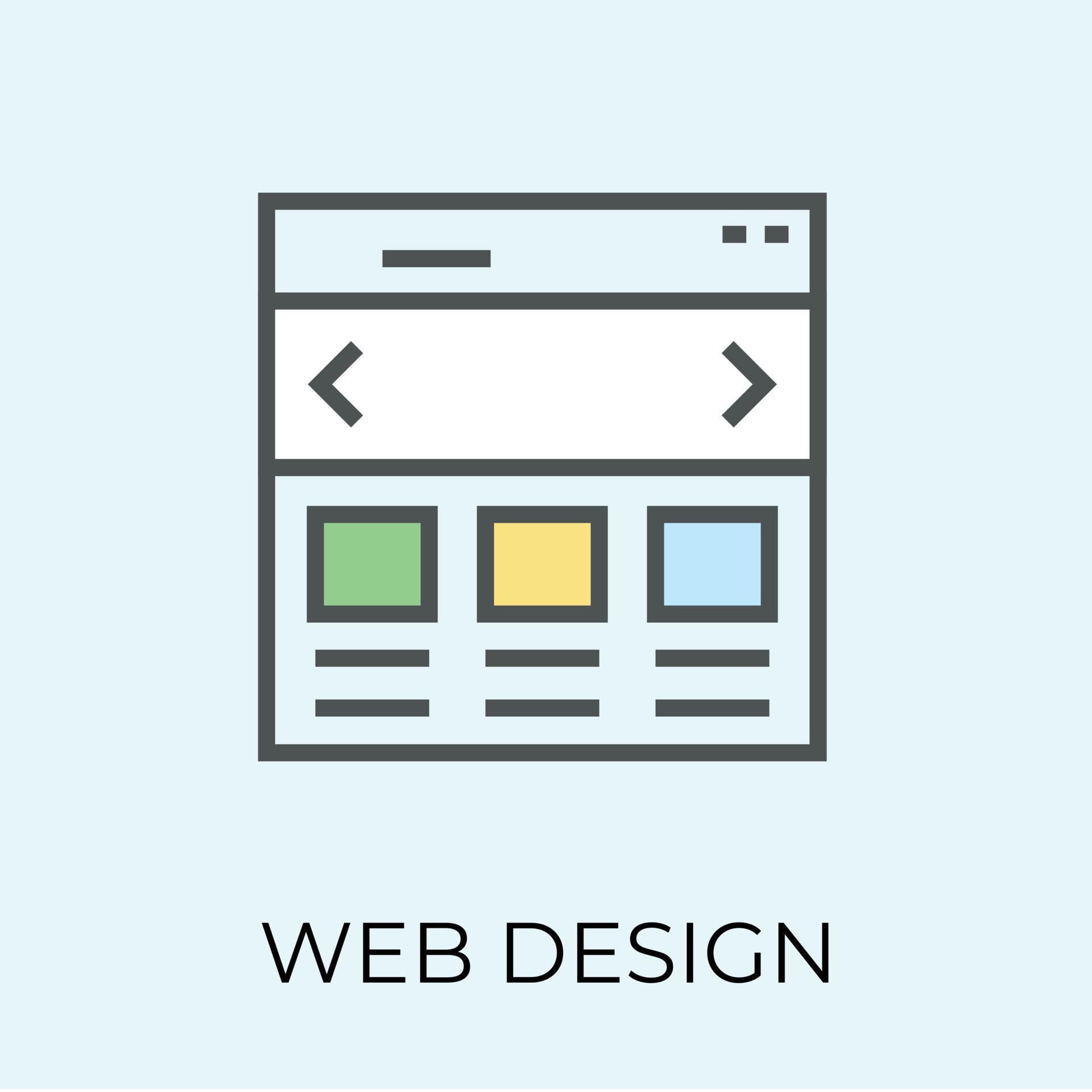 Trendy Web Layout 9642644 Vector Art at Vecteezy