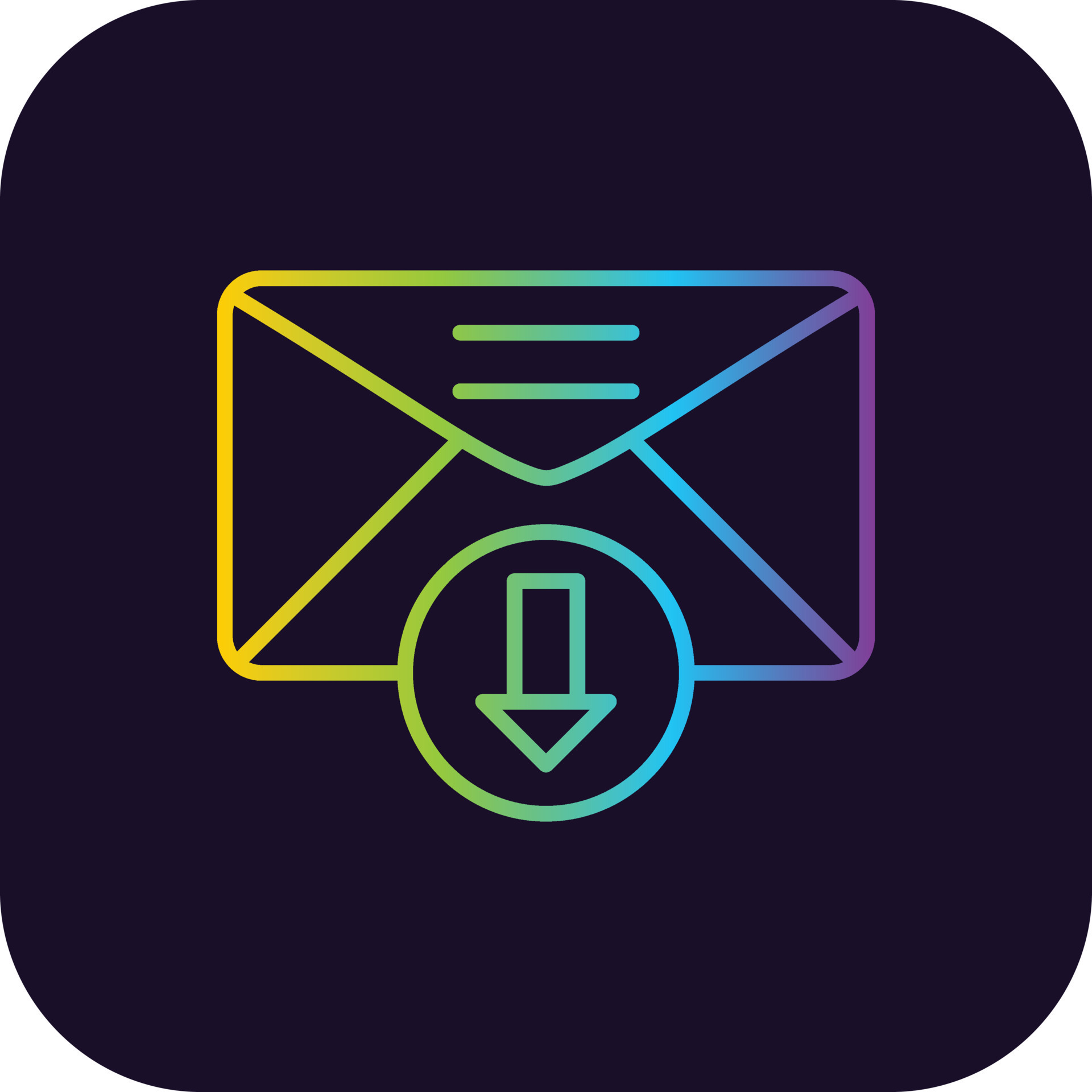 Inbox Gradient Icon 9643490 Vector Art at Vecteezy Inbox Gradient Icon 9643490 Vector Art at Vecteezy
