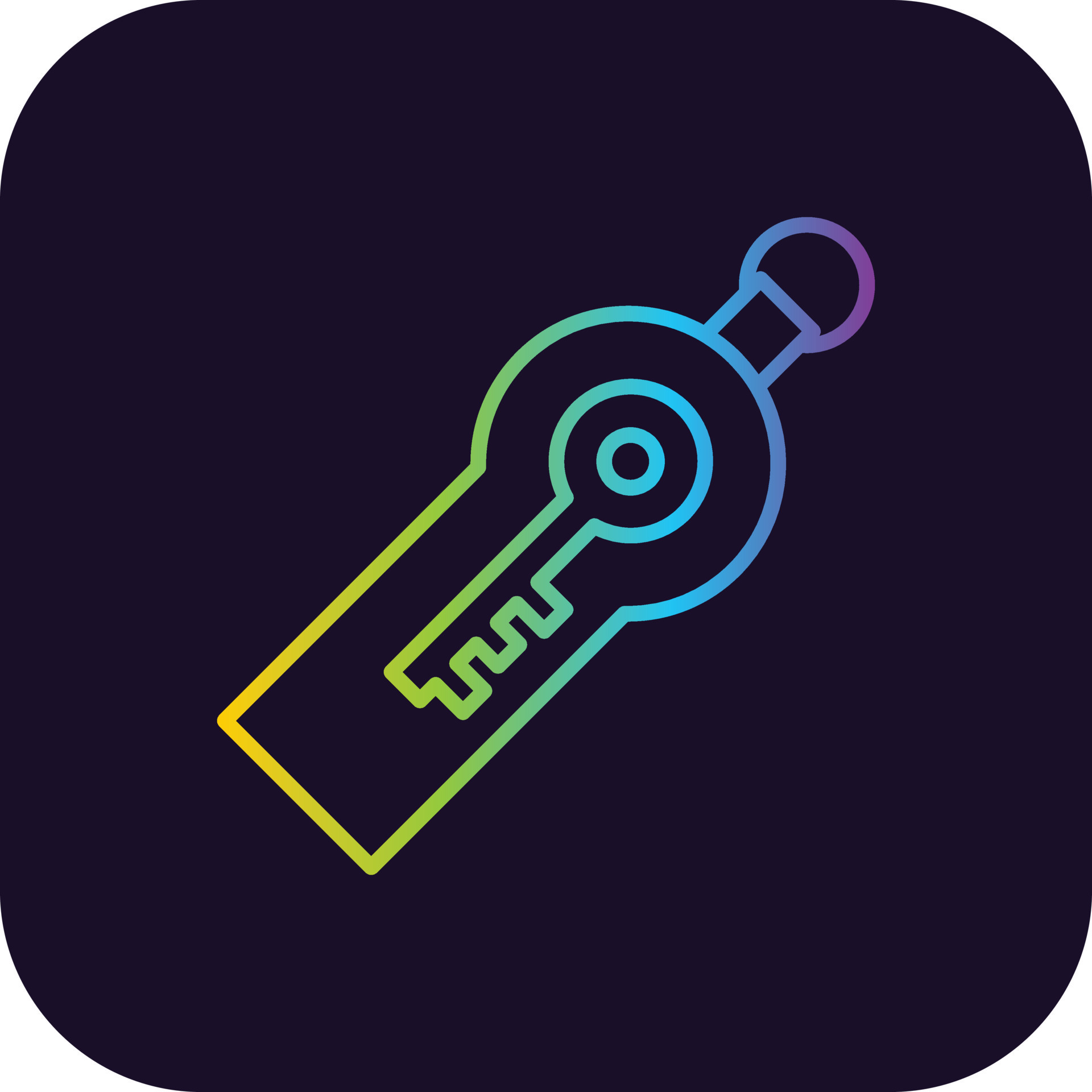 Security Token Gradient Icon 9643794 Vector Art At Vecteezy