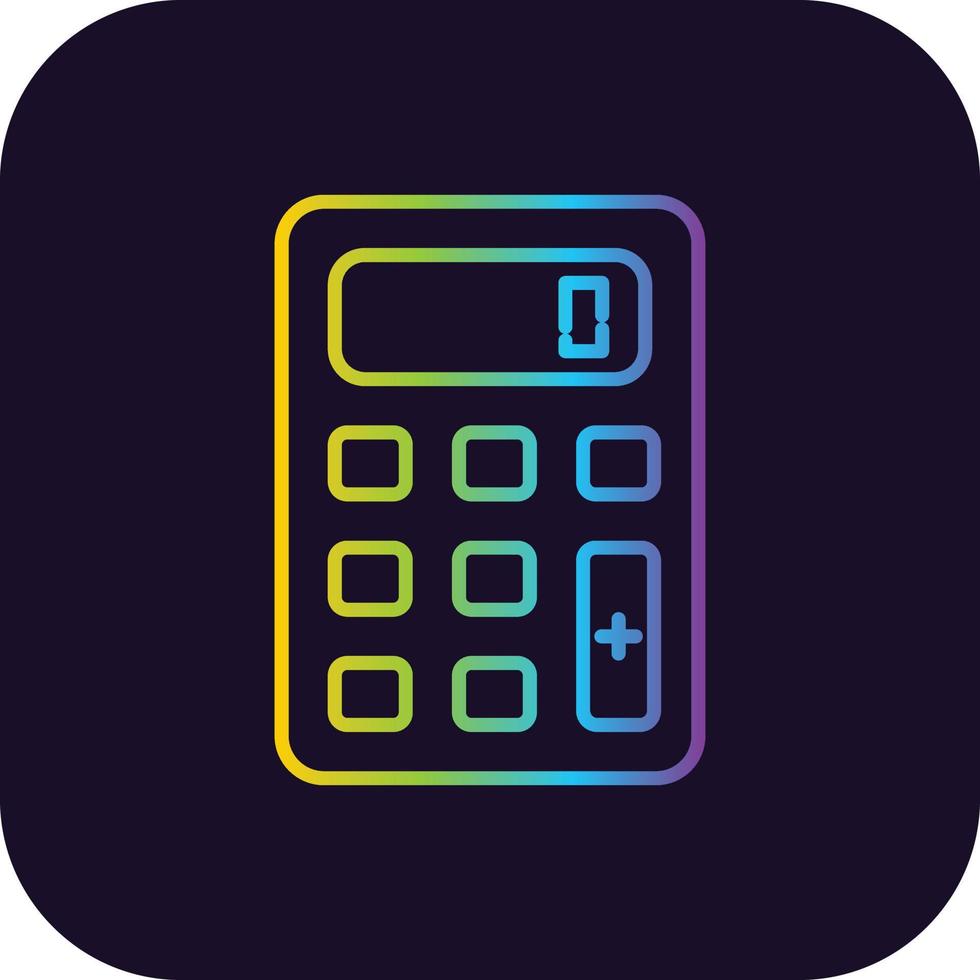 Calculator Gradient Icon 9643873 Vector Art at Vecteezy
