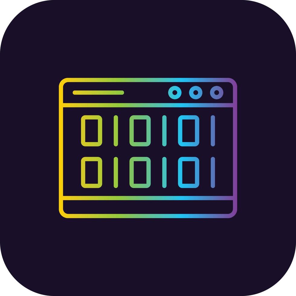 Coding Gradient Icon 9643884 Vector Art At Vecteezy