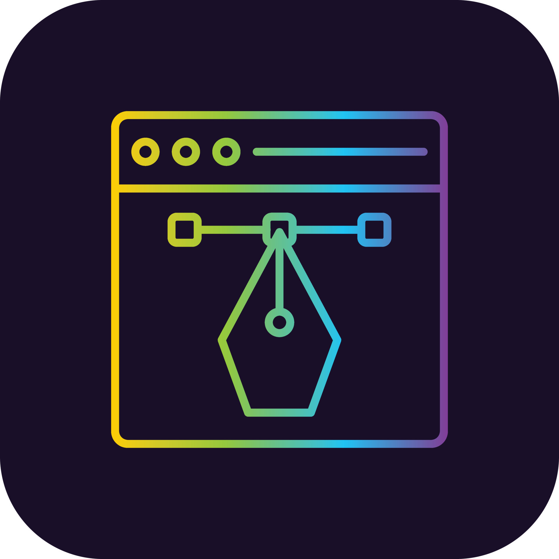 Designing Gradient Icon 9644264 Vector Art at Vecteezy