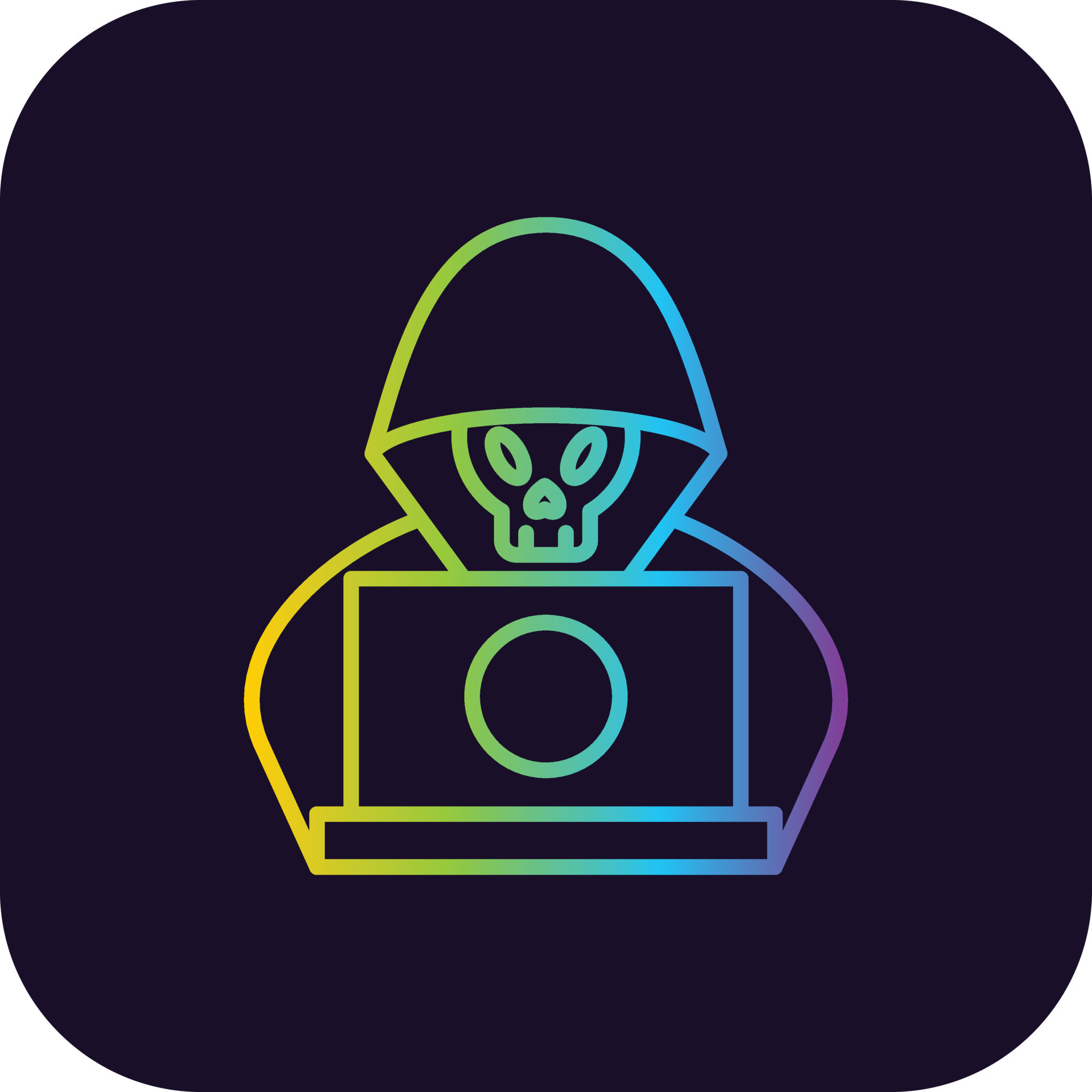 Hacker Gradient Icon 9644335 Vector Art at Vecteezy