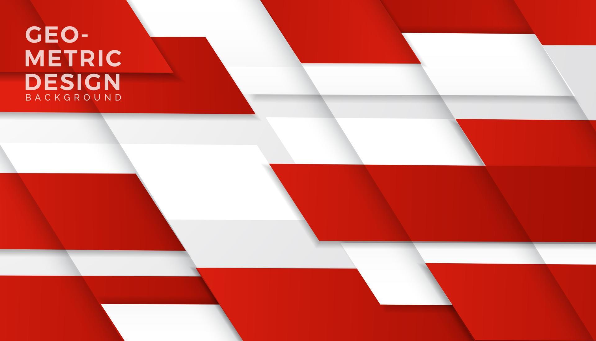 Abstract gradient red and white geometric background 9647242 Vector Art ...