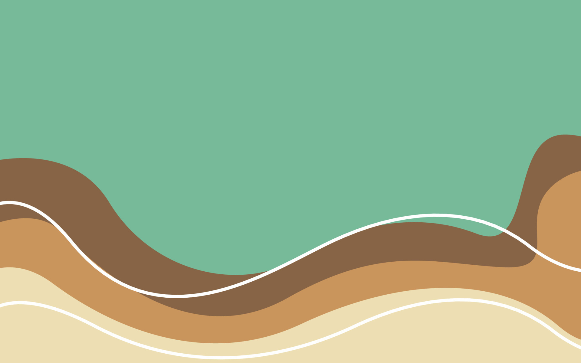 Minimal Green Wave Shape And Cream Papercut Background 9647859 Vector Art At Vecteezy