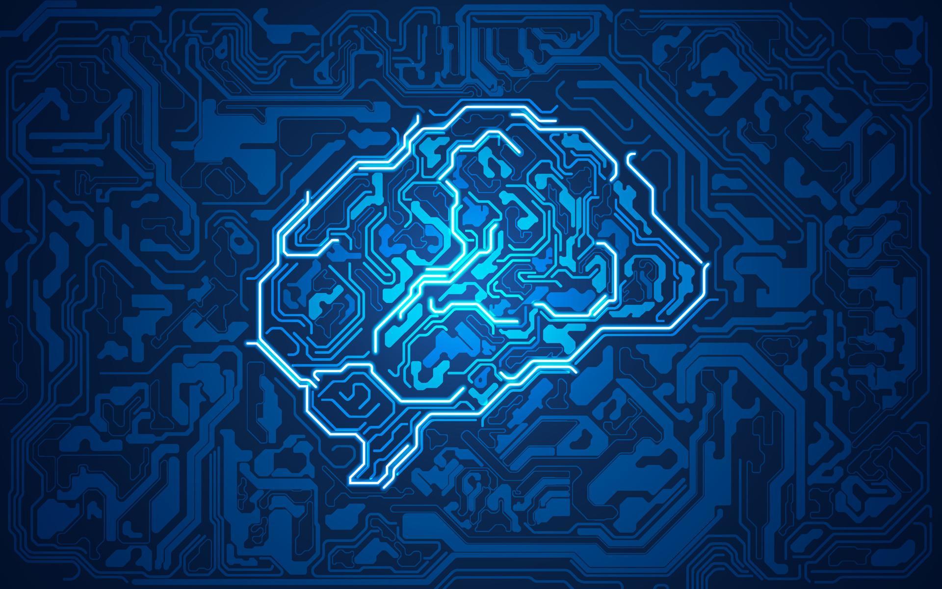 electronic brain pattern 9649583 Vector Art at Vecteezy