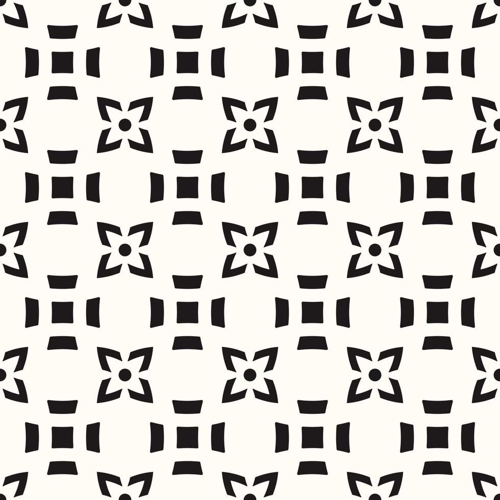 Vector Geometric Abstract Seamless Monochrome Pattern Texture Background 9649944 Vector Art At