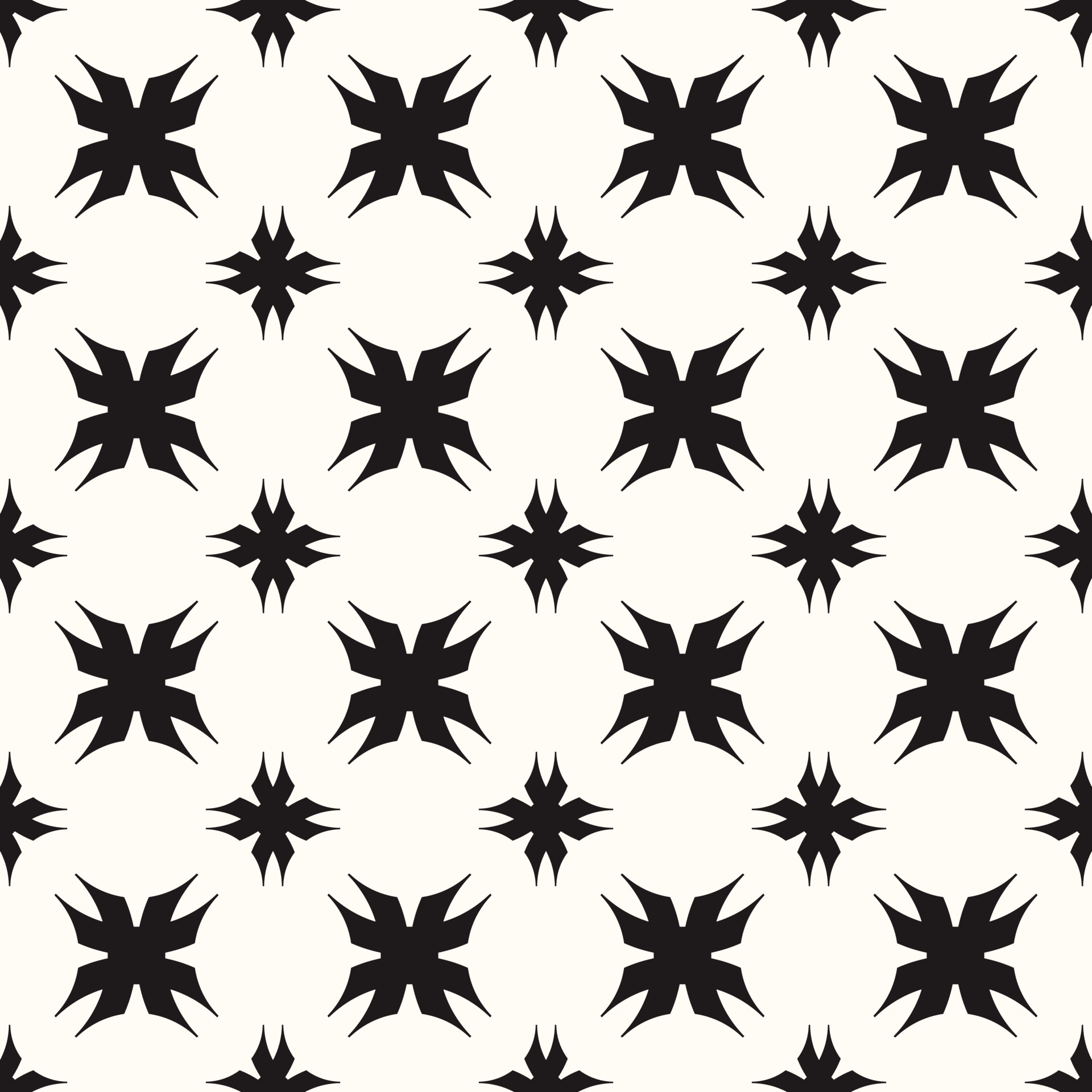 Vector Geometric Abstract Seamless Monochrome Pattern Texture Background 9649946 Vector Art At