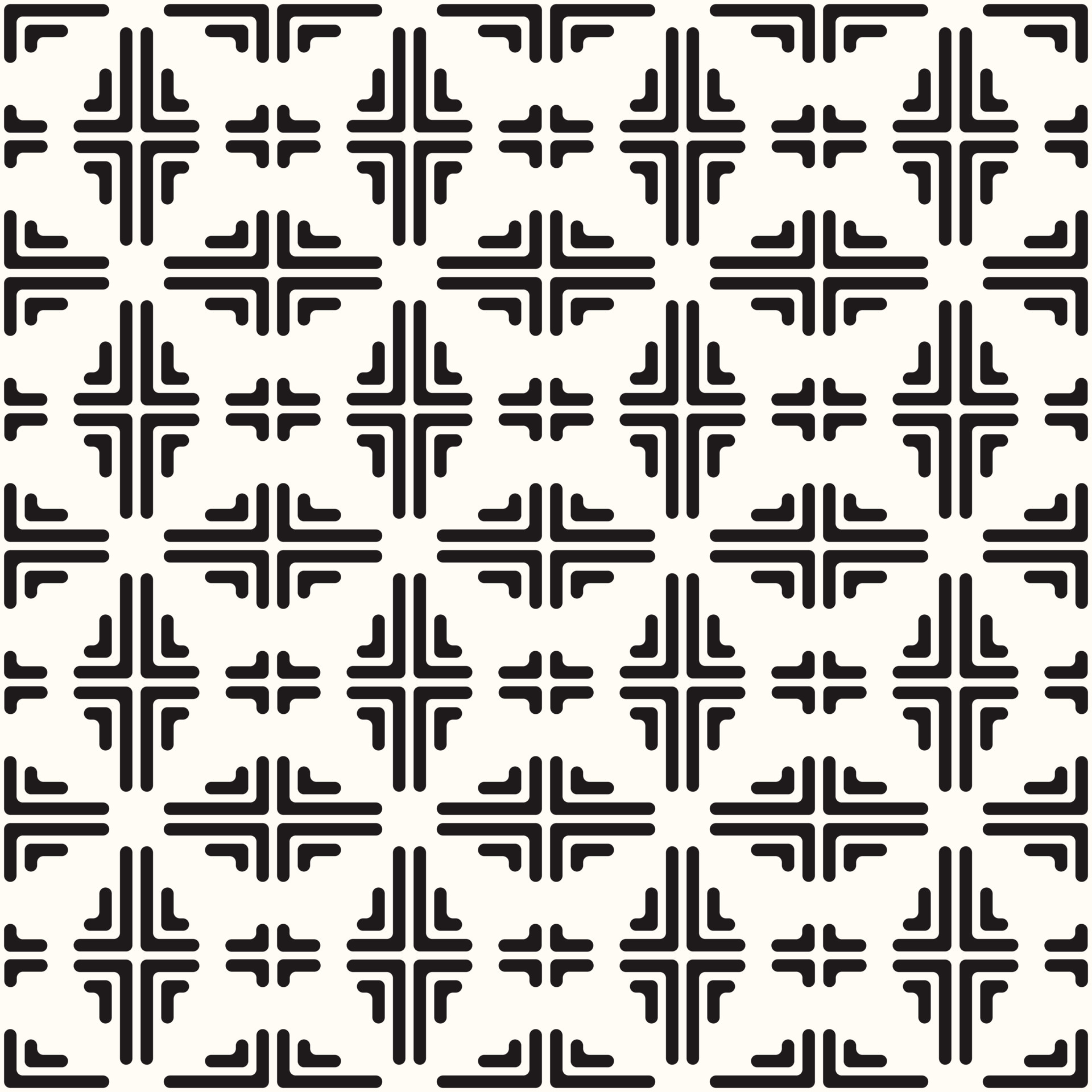 Vector Geometric Abstract Seamless Monochrome Pattern Texture