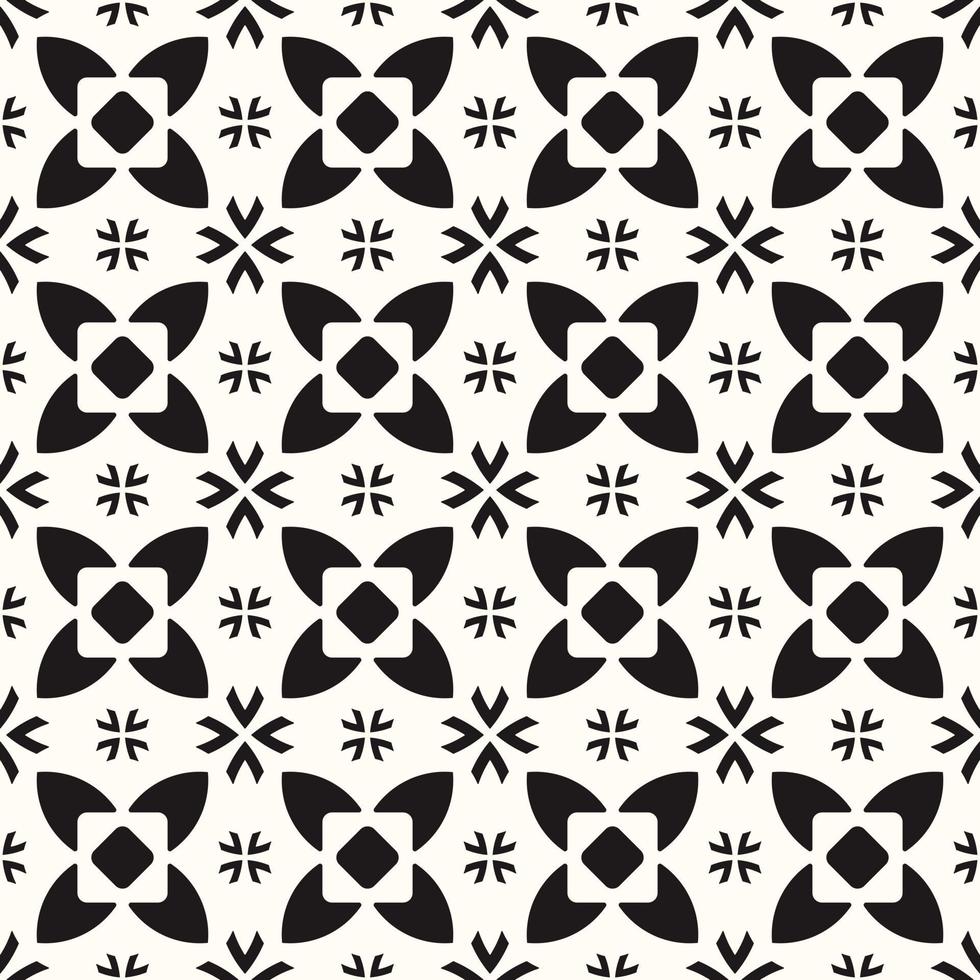 Vector Geometric Abstract Seamless Monochrome Pattern Texture Background 9649960 Vector Art At