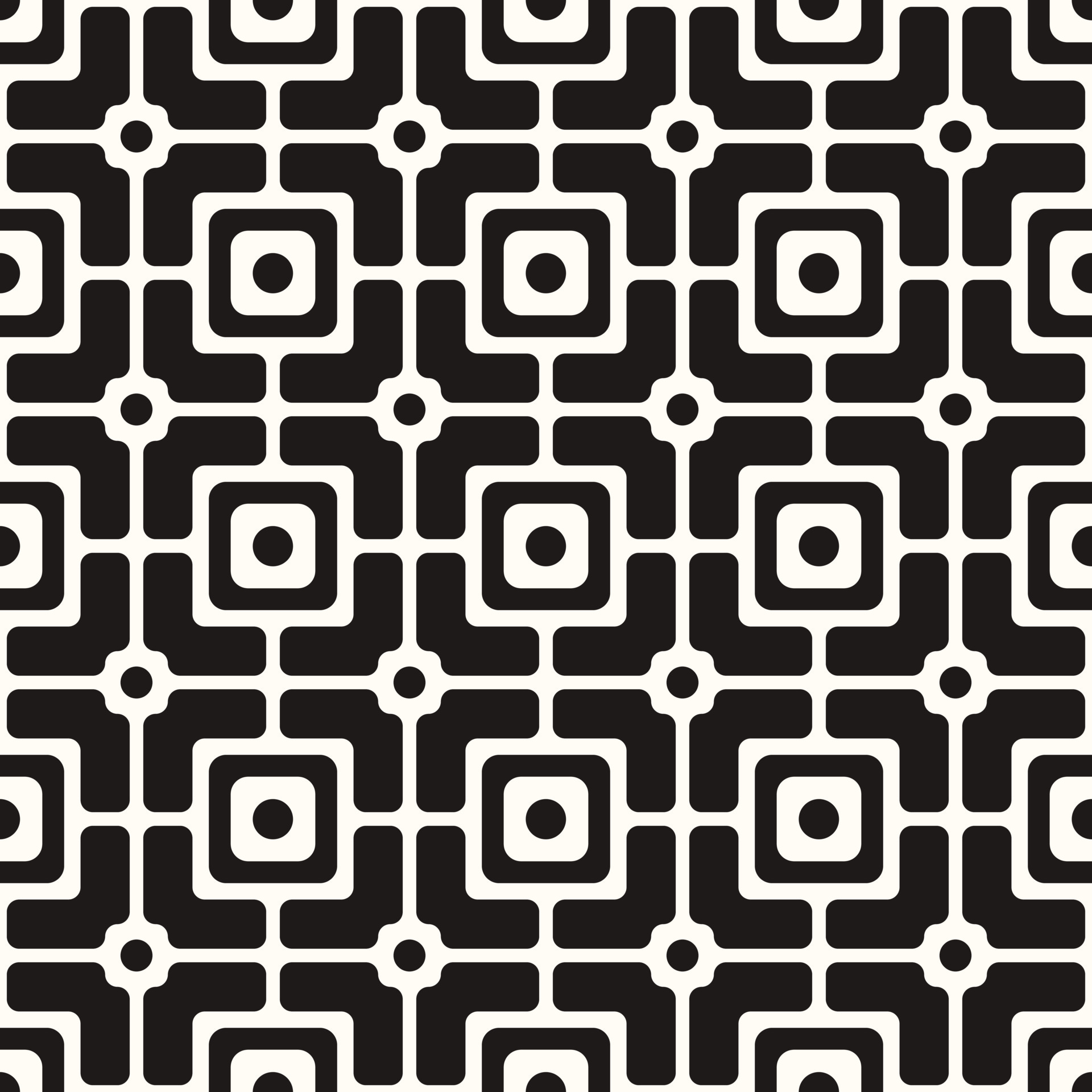Vector Geometric Abstract Seamless Monochrome Pattern Texture Background 9649975 Vector Art At