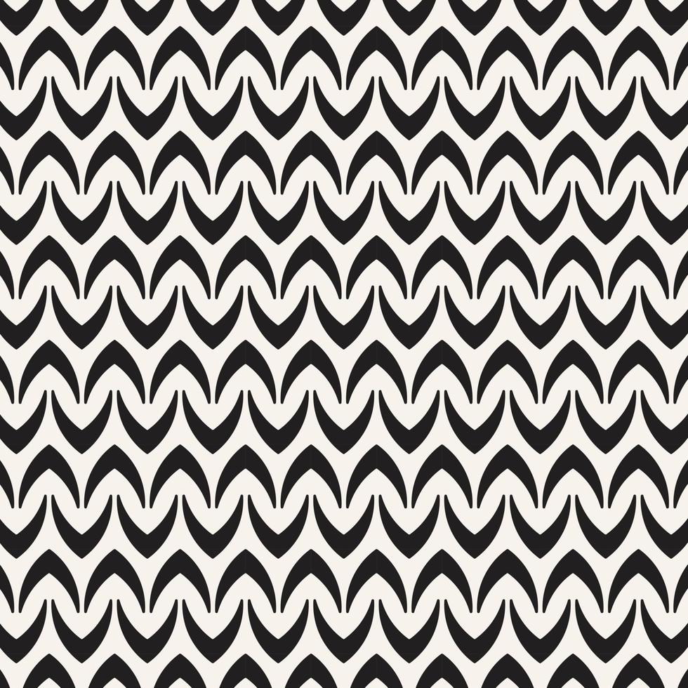 Vector Geometric Seamless Monochrome Pattern 9649985 Vector Art At Vecteezy
