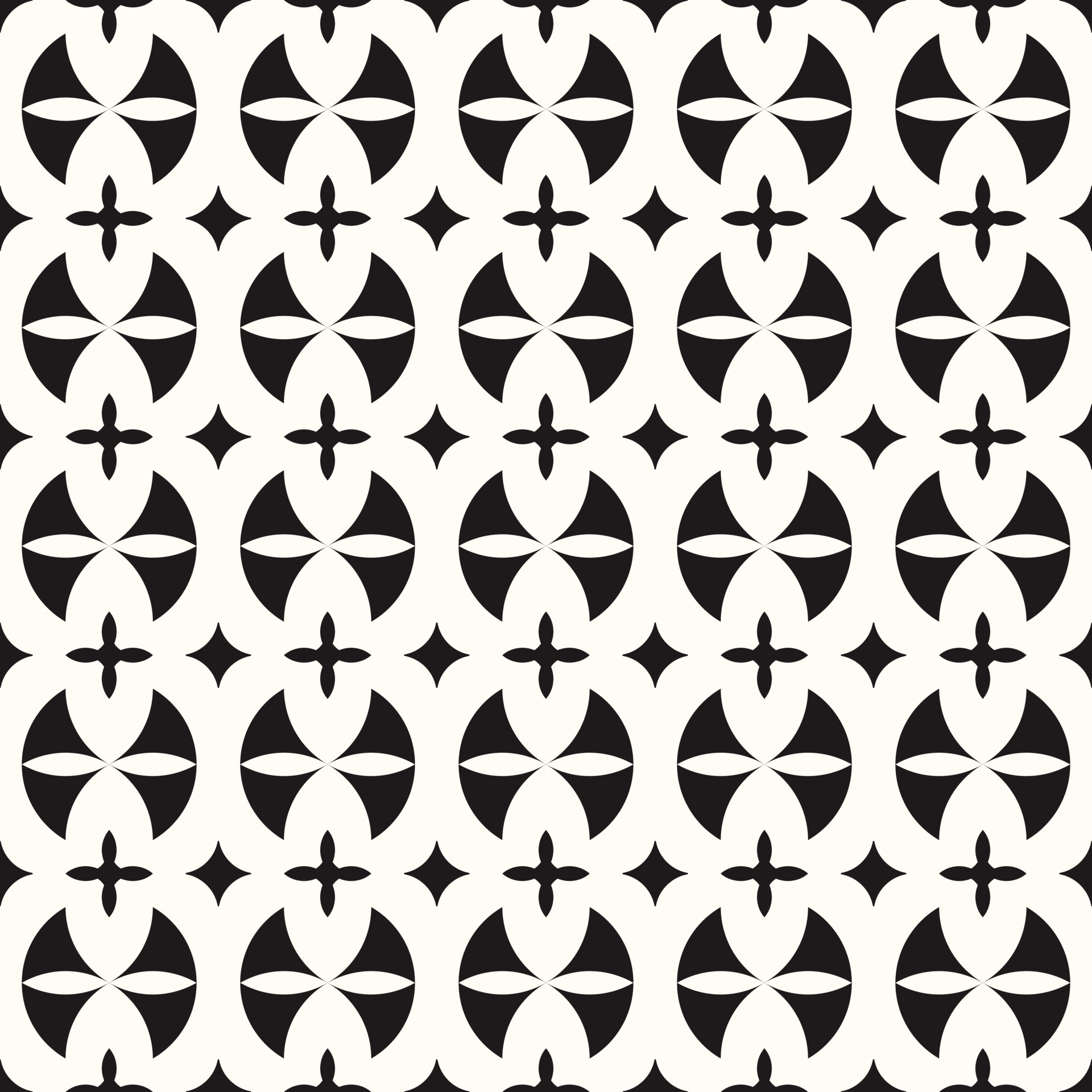 Vector Geometric Abstract Seamless Monochrome Pattern Texture Background 9650028 Vector Art At