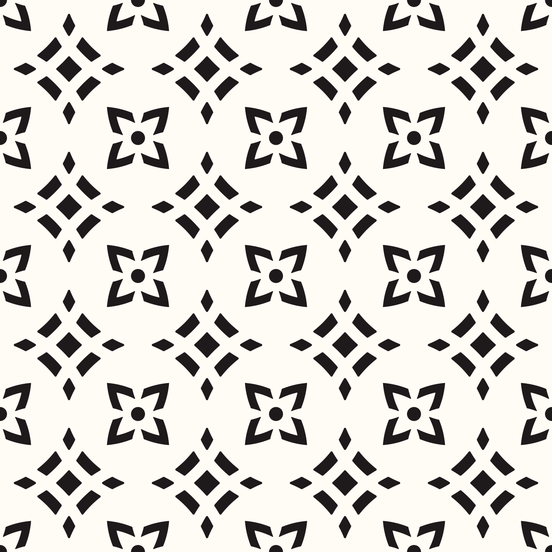 Vector Geometric Abstract Seamless Monochrome Pattern Texture Background 9650038 Vector Art At