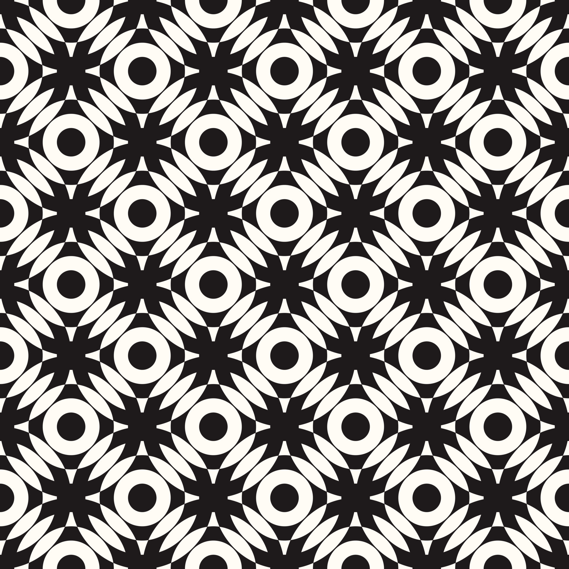 Vector Geometric Abstract Seamless Monochrome Pattern Texture Background 9650050 Vector Art At