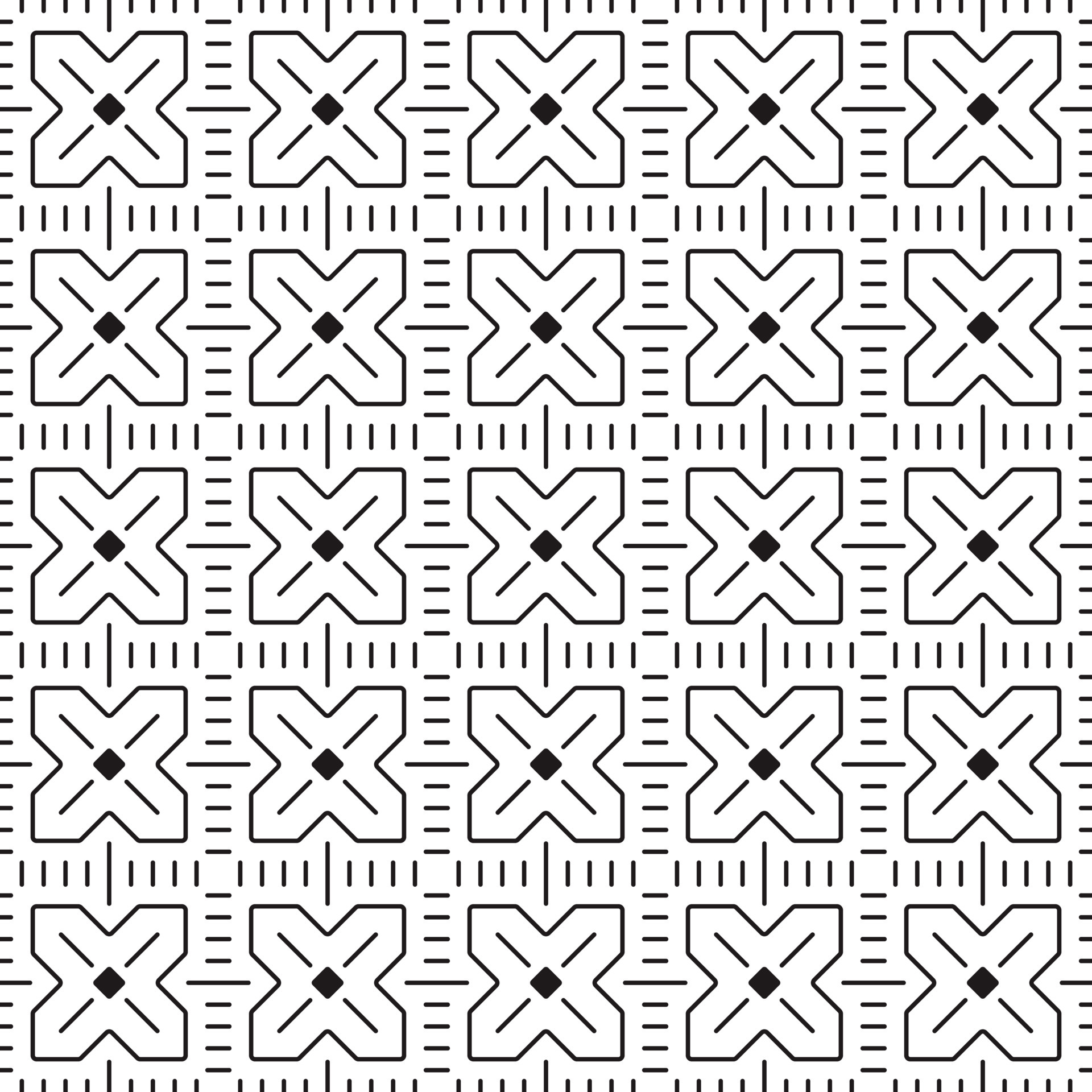 Vector Geometric Abstract Seamless Monochrome Pattern Texture Background 9650054 Vector Art At