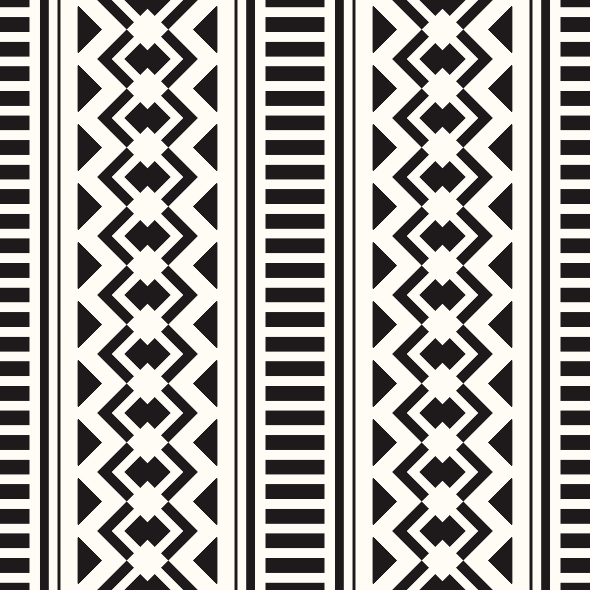 Vector Geometric Abstract Seamless Monochrome Pattern Texture Background 9650055 Vector Art At