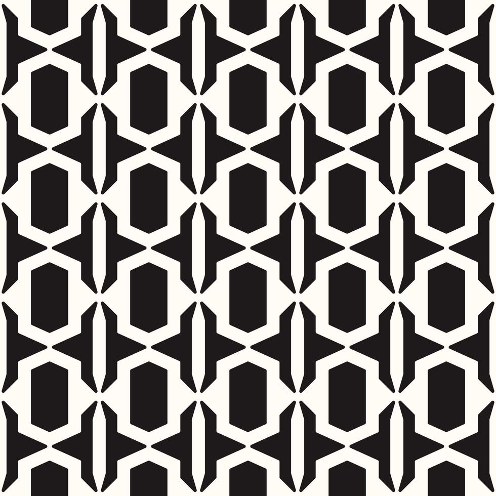 Vector Geometric Seamless Monochrome Pattern 9650102 Vector Art At Vecteezy