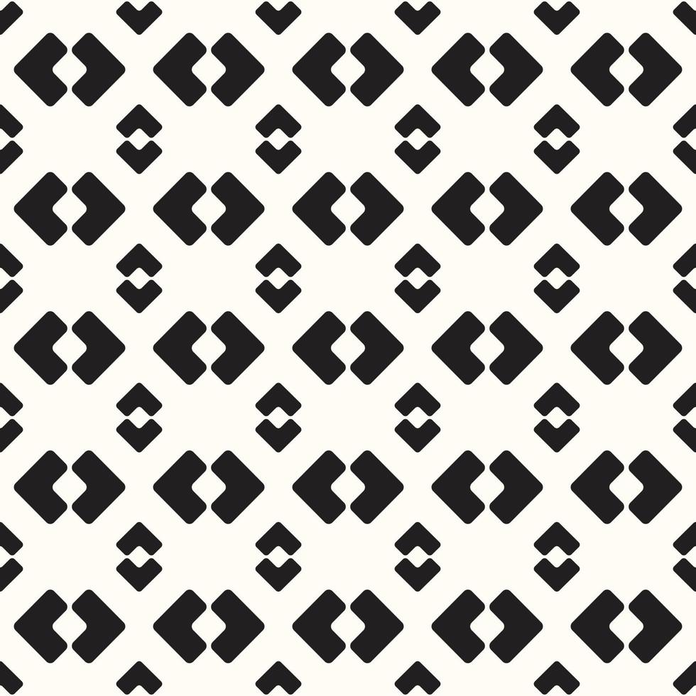 Vector Geometric Seamless Monochrome Pattern 9650116 Vector Art At Vecteezy