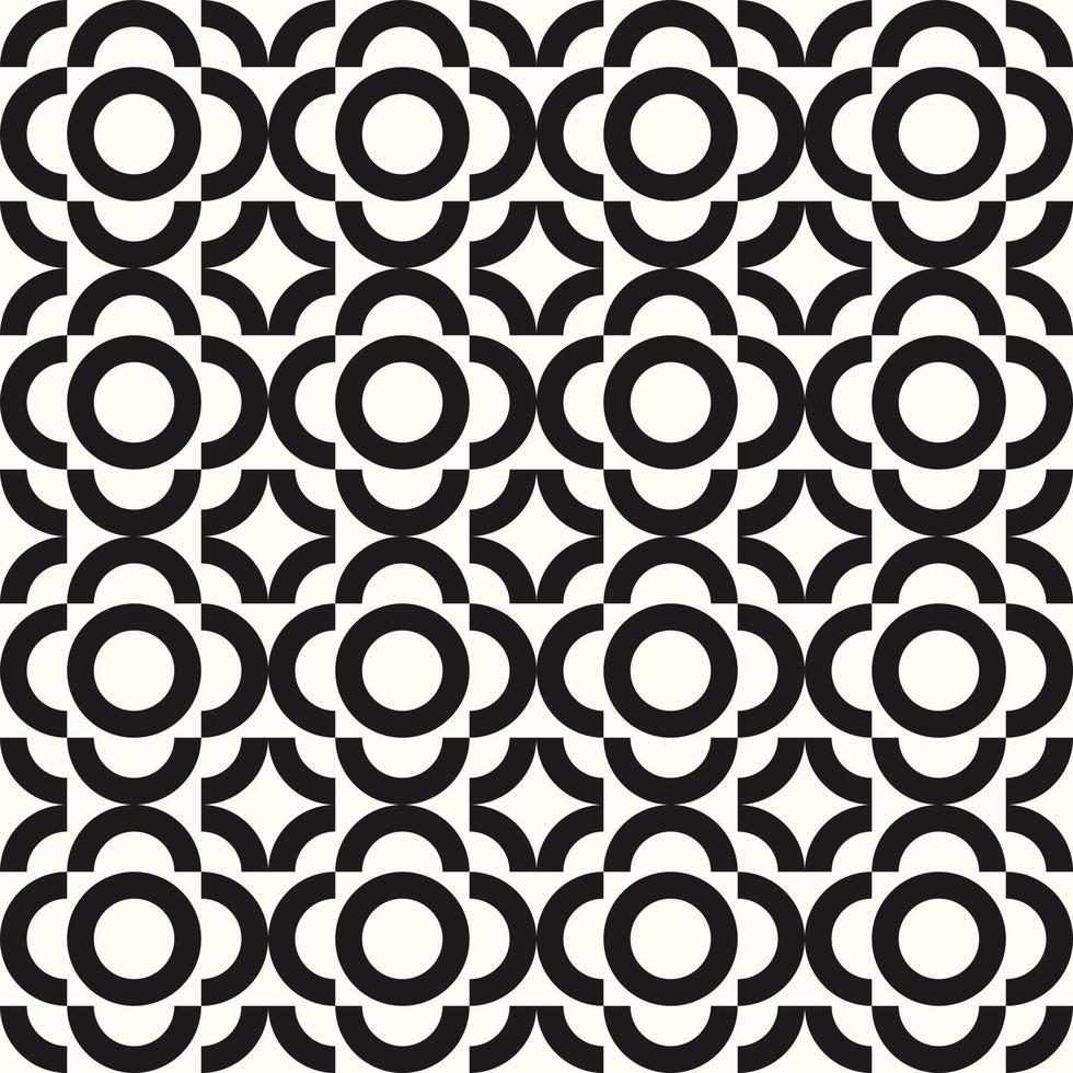 Vector Geometric Abstract Seamless Monochrome Pattern Texture Background 9650130 Vector Art At