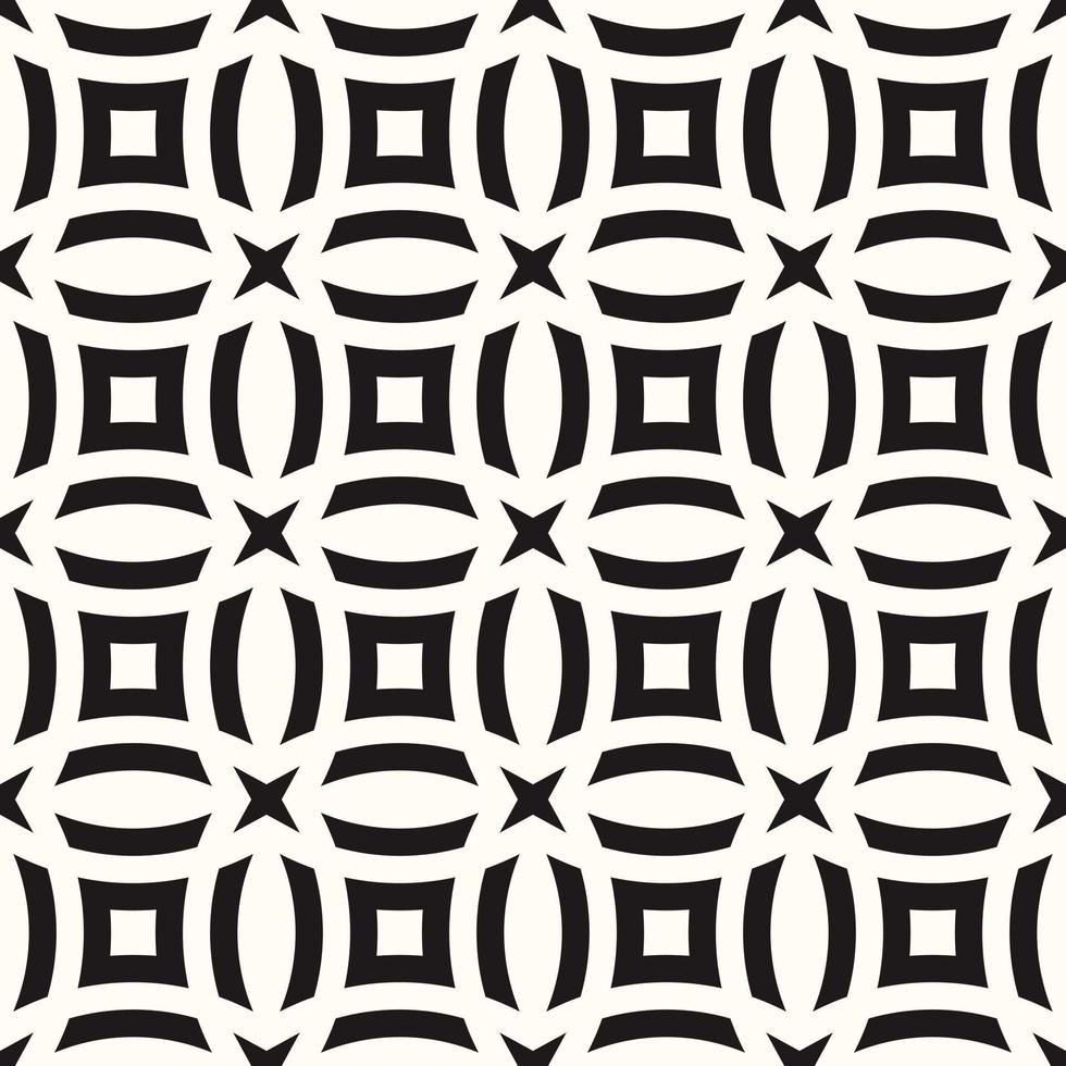 Vector Geometric Abstract Seamless Monochrome Pattern Texture