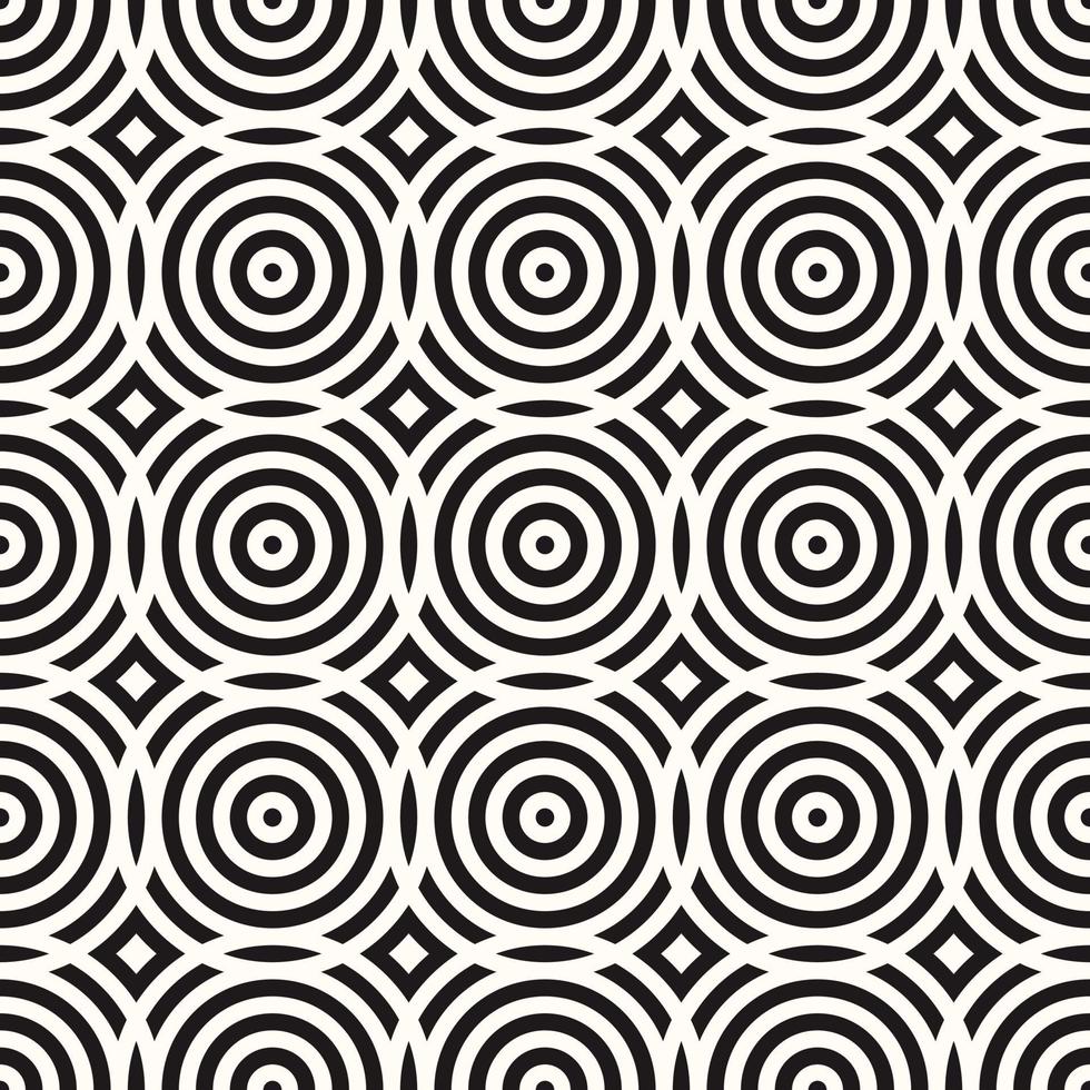 Vector Geometric Abstract Seamless Monochrome Pattern Texture Background 9650135 Vector Art At