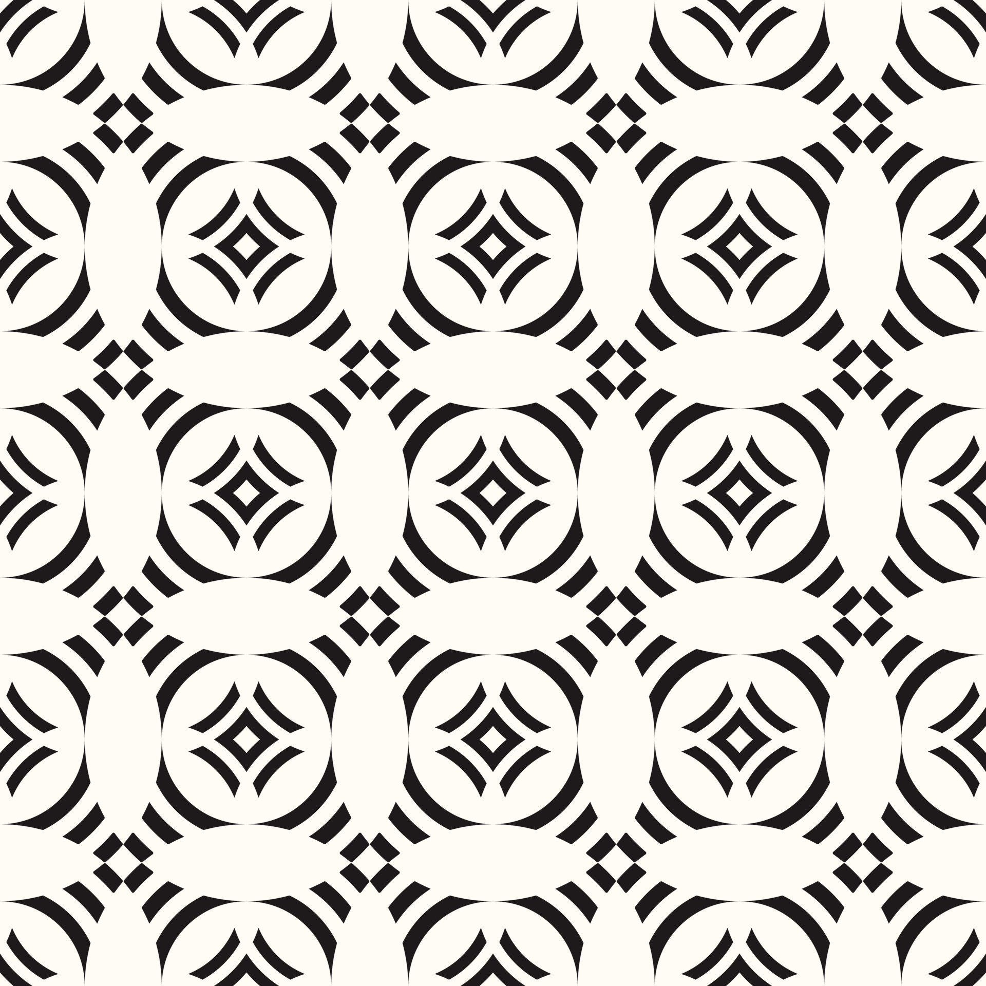 Vector Geometric Abstract Seamless Monochrome Pattern Texture Background 9650142 Vector Art At