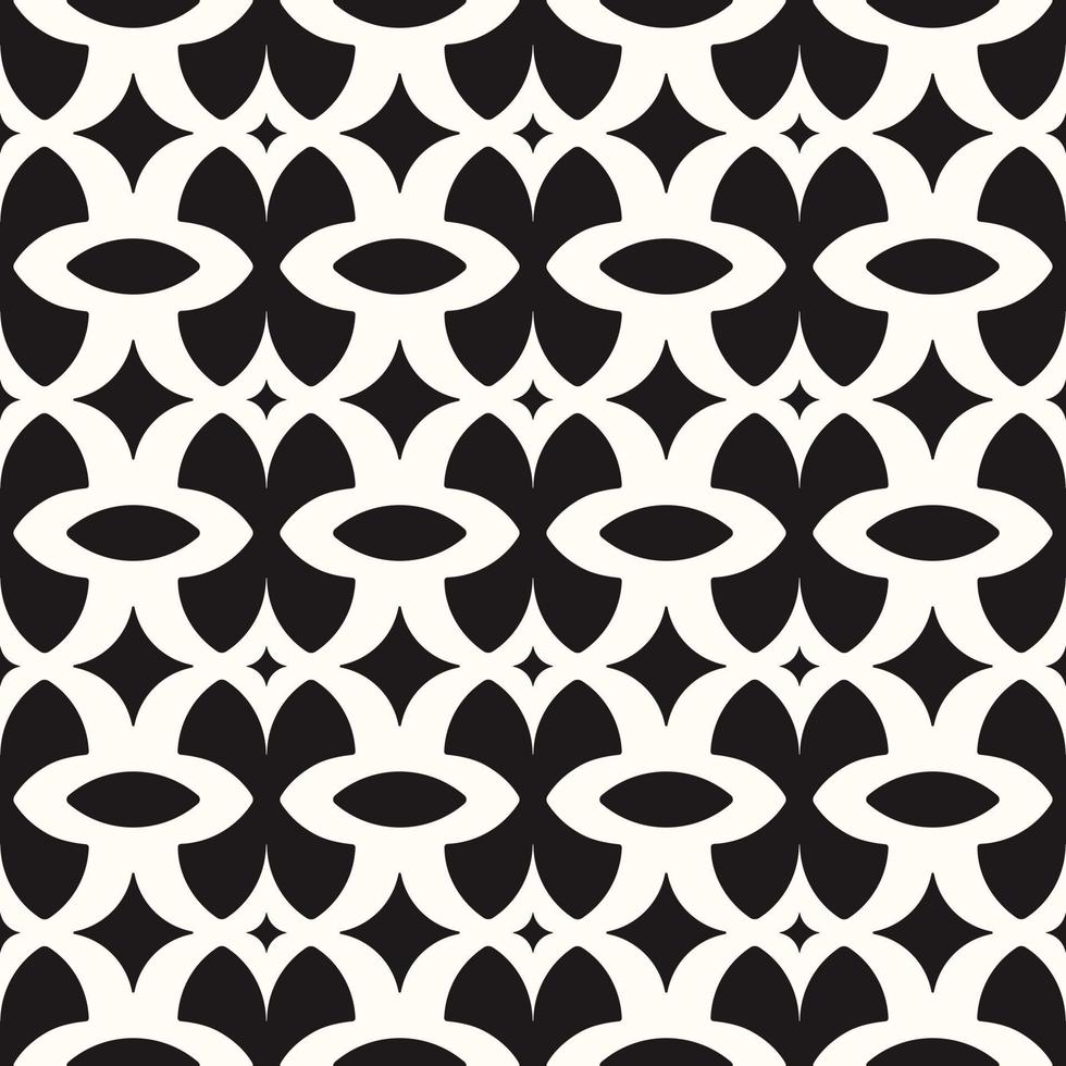Vector Geometric Abstract Seamless Monochrome Pattern Texture Background 9650173 Vector Art At