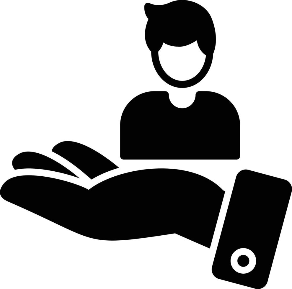 Humanitarian Glyph Icon 9650384 Vector Art at Vecteezy