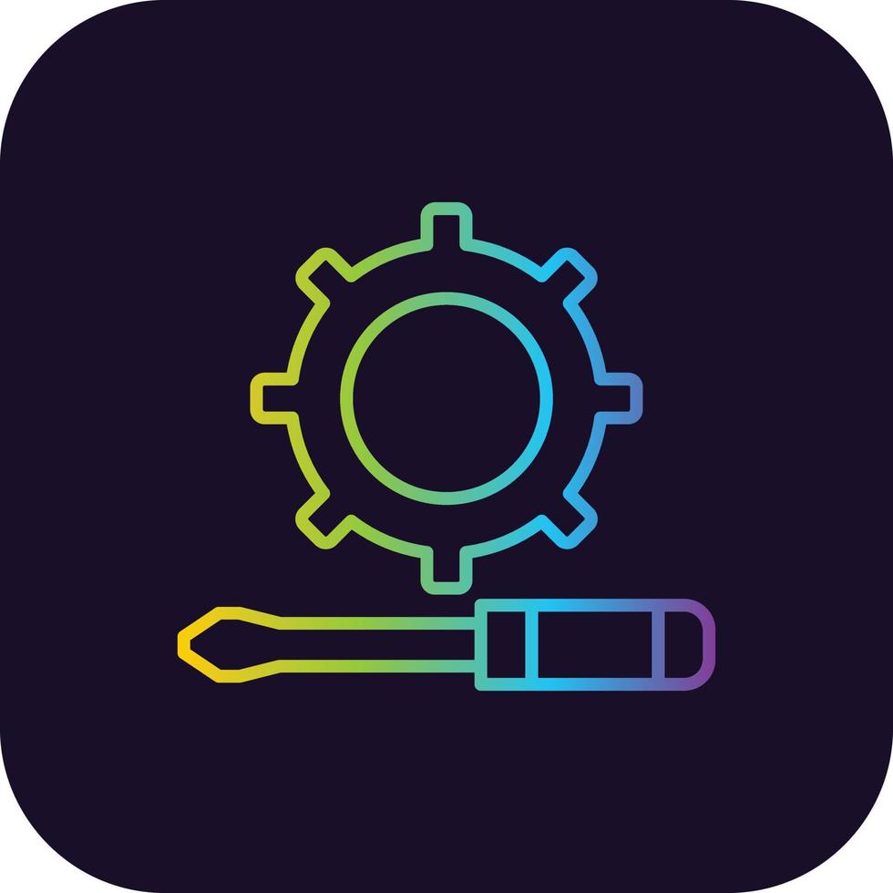 Repair Gradient Icon 9650648 Vector Art at Vecteezy