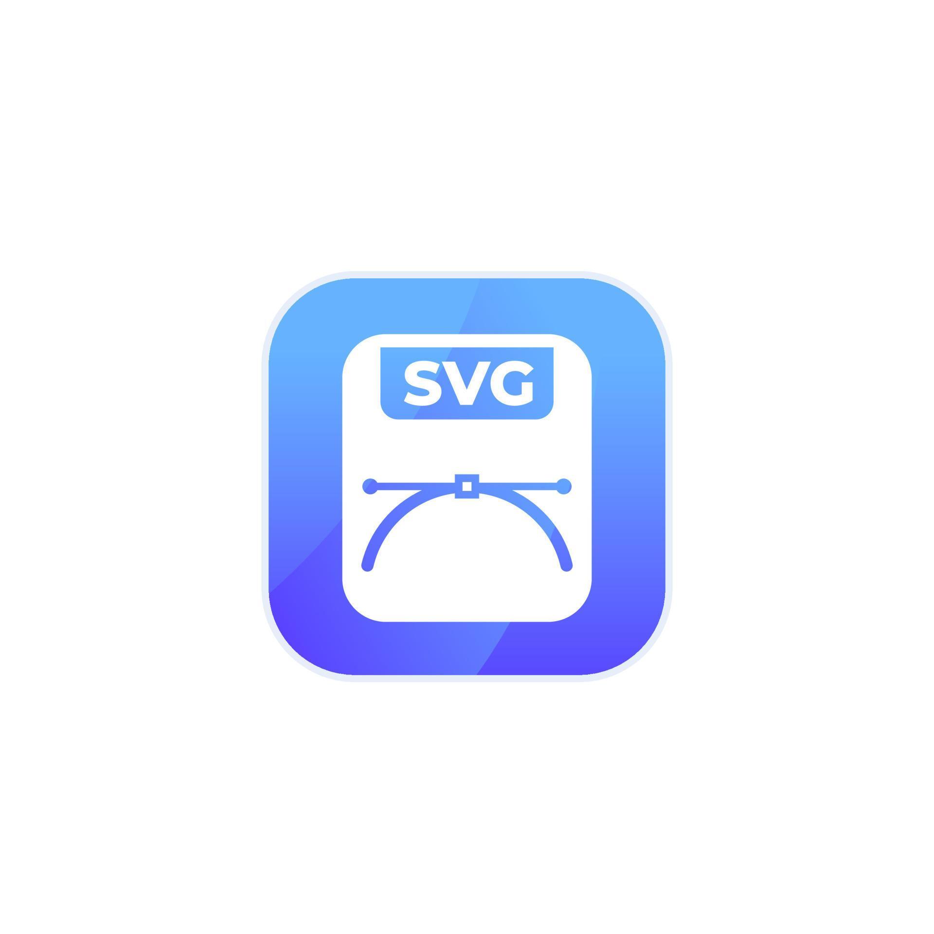 svg file icon for apps, scalable vector graphics format 9651743 Vector Art at Vecteezy