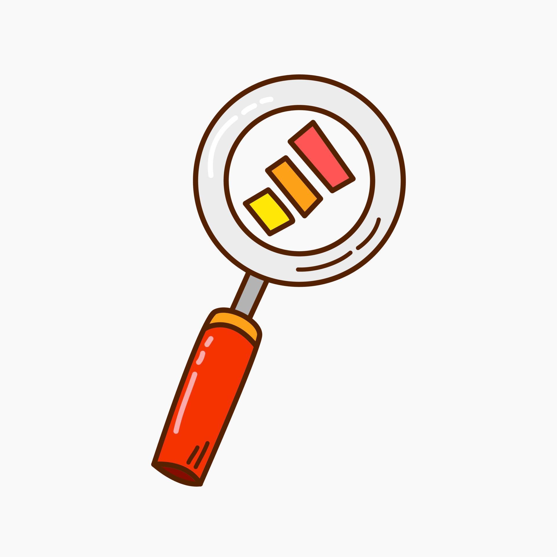 Business analysis magnifying glass vector illustration 9652115 Vector ... Business analysis magnifying glass vector illustration 9652115 Vector ...
