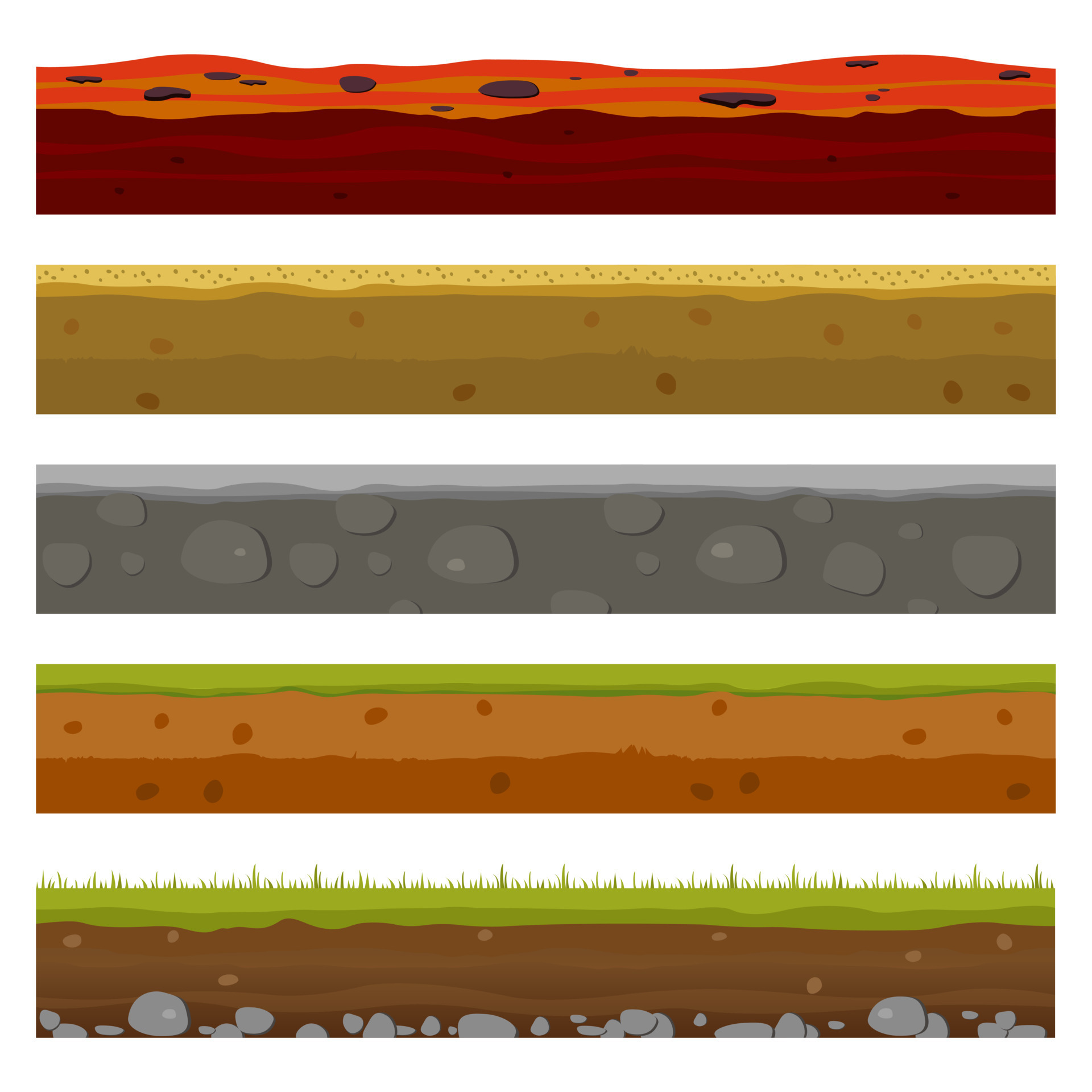 Layers Of Soil Clipart